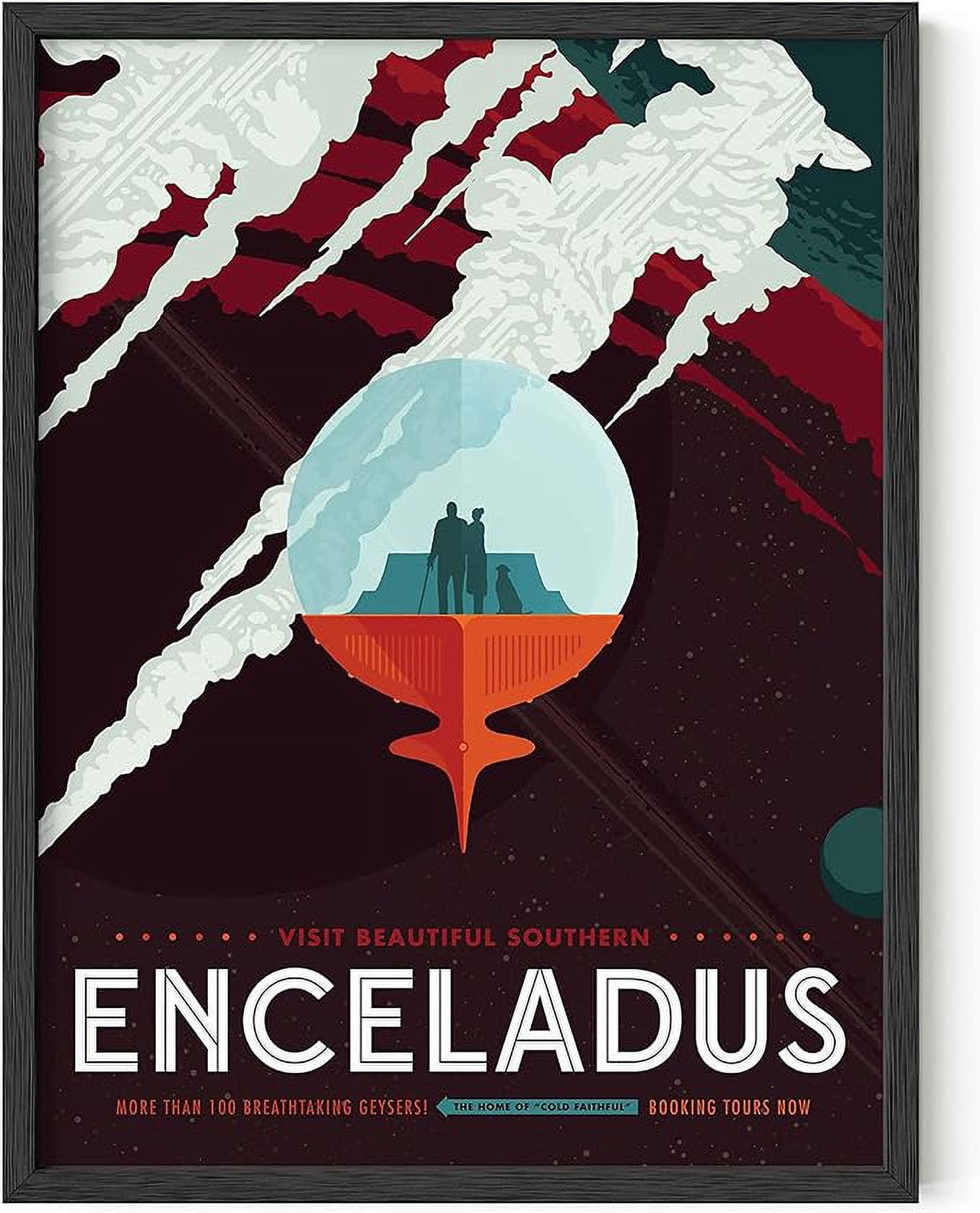 HAUS AND HUES Space Wall Art - Vintage Space Posters, NASA JPL Poster ...