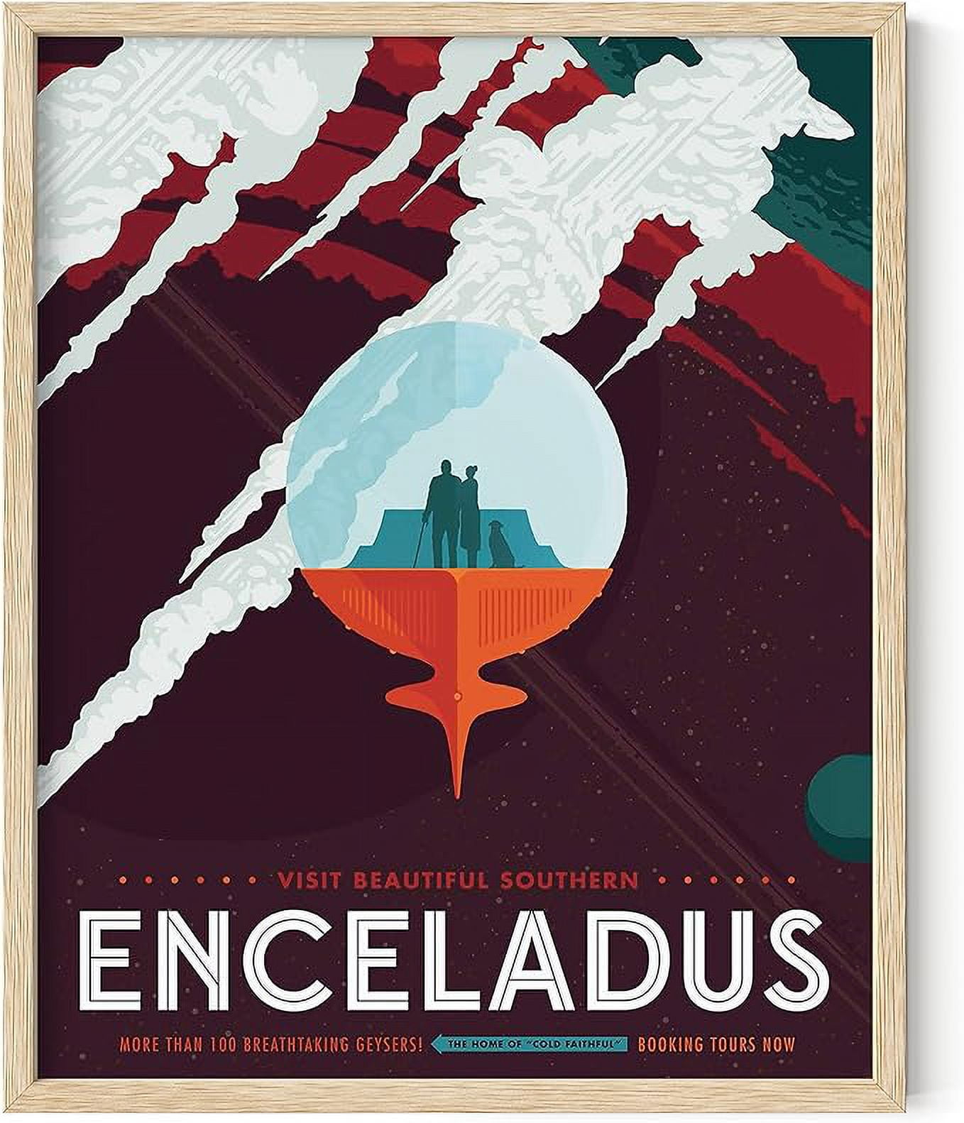 HAUS AND HUES Space Wall Art - Vintage Space Posters, NASA JPL Poster ...