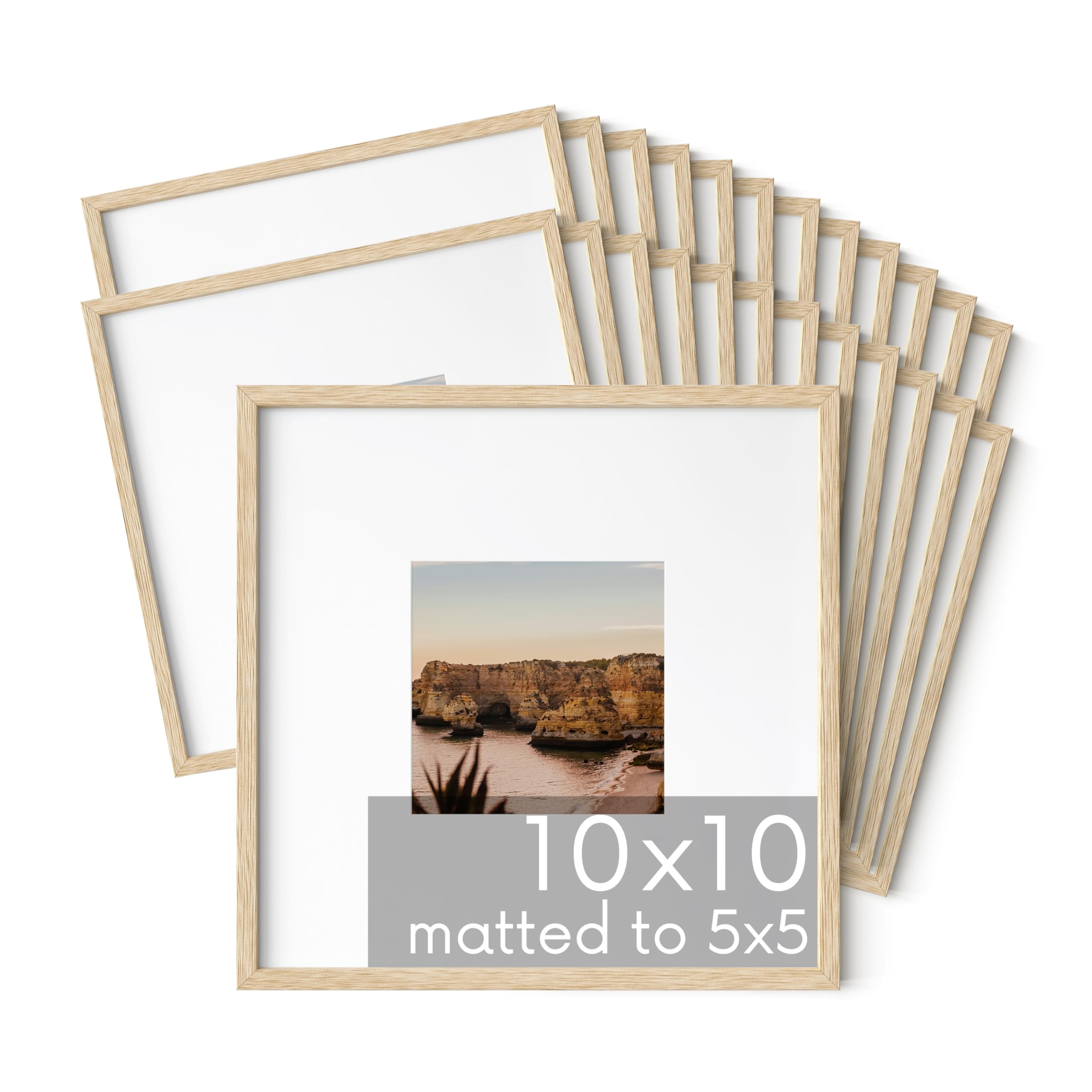 HAUS AND HUES Square Picture Frames 10 x 10 Set of 25 - Photo Gallery ...