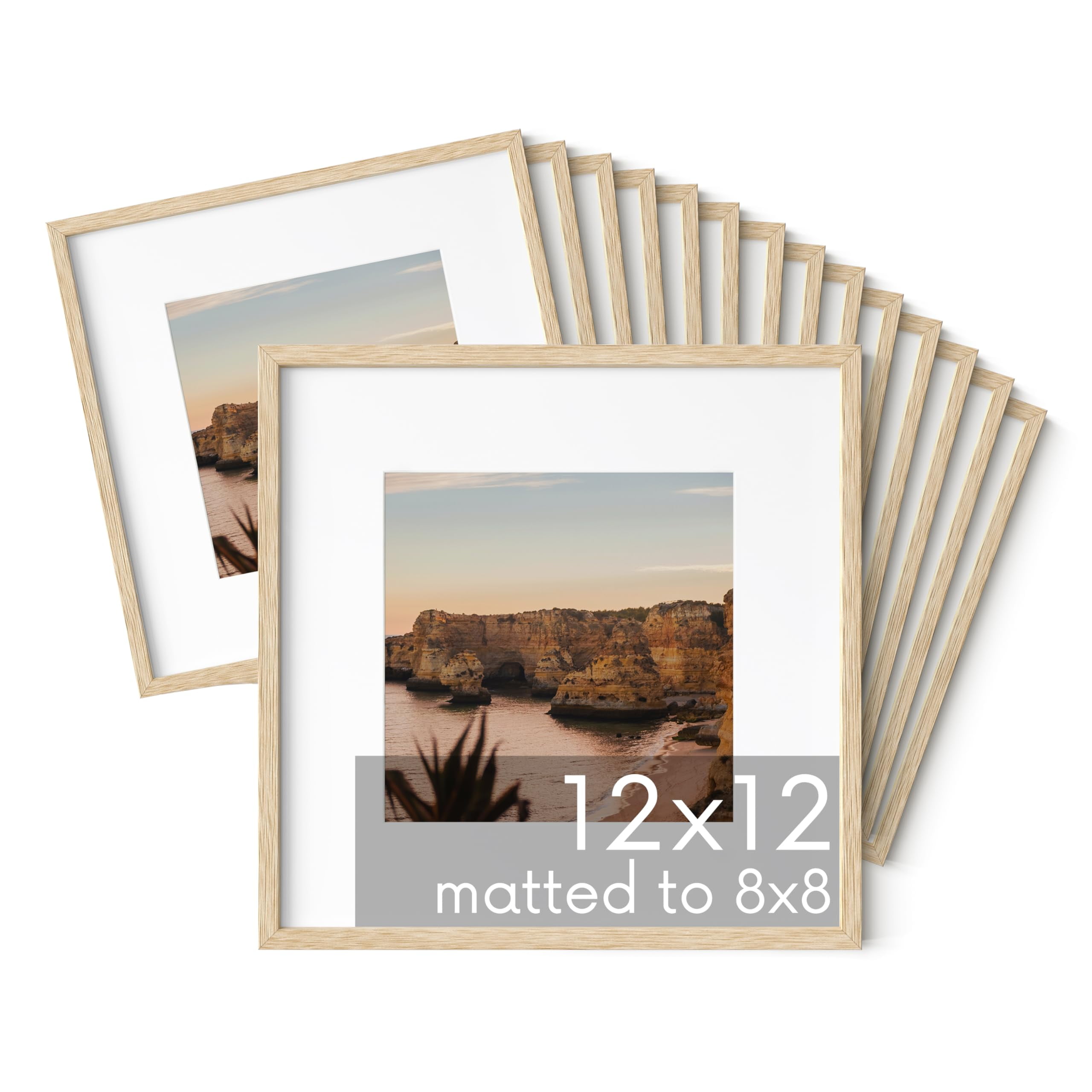 HAUS AND HUES Square Picture Frames 12 x 12 Set of 15 - Photo Gallery ...
