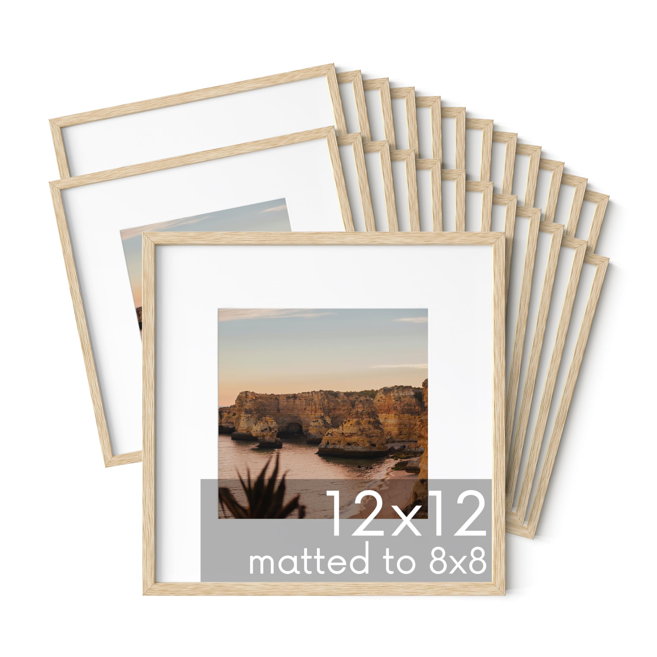 HAUS AND HUES Square Picture Frames 12 x 12 Set of 25 - Photo Gallery ...