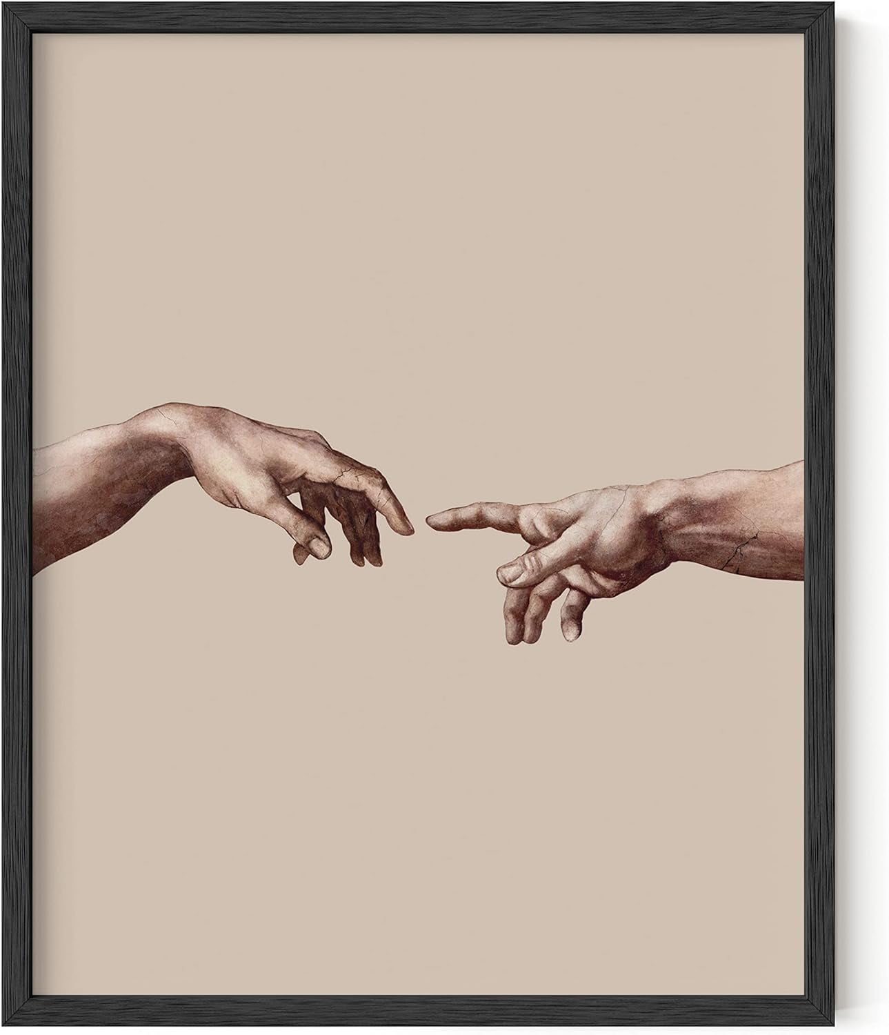 HAUS AND HUES The Creation Of Adam Poster - Michaelangelo Poster Light ...