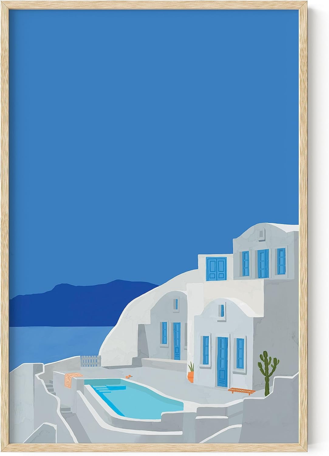 HAUS AND HUES Travel Pictures For Wall - Greece Art, Travel Posters ...