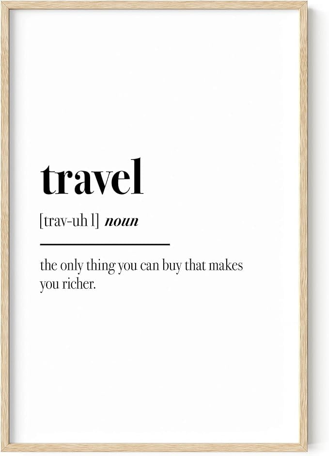 HAUS AND HUES Travel Wall Decor Travel Posters Wanderlust Wall Decor ...