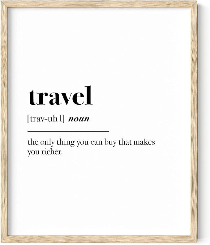 HAUS AND HUES Travel Wall Decor Travel Posters Wanderlust Decor Travel ...