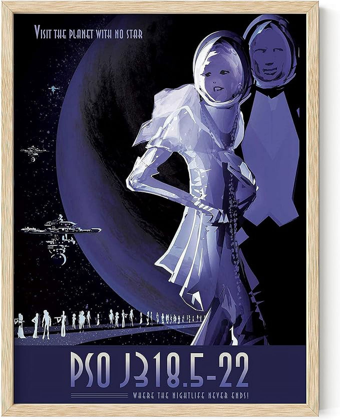 HAUS AND HUES Vintage Space Poster & Space Wall Art, Vintage Nasa ...