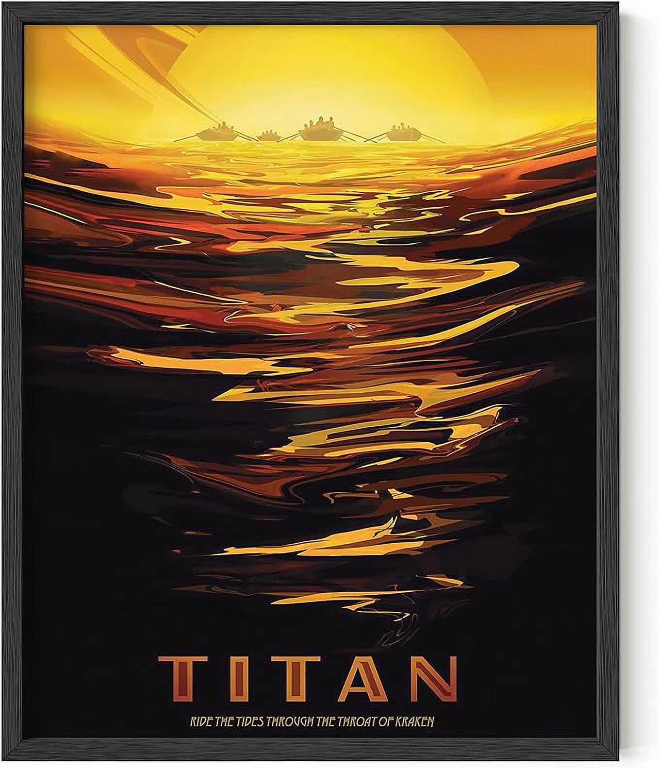 HAUS AND HUES Vintage Space Posters - Retro Sci Fi Art Space Posters ...