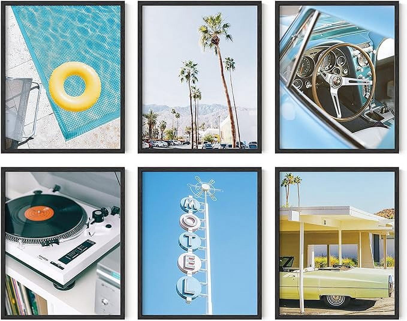 HAUS AND HUES Vintage Travel Posters Set - Beach Artwork For Walls ...