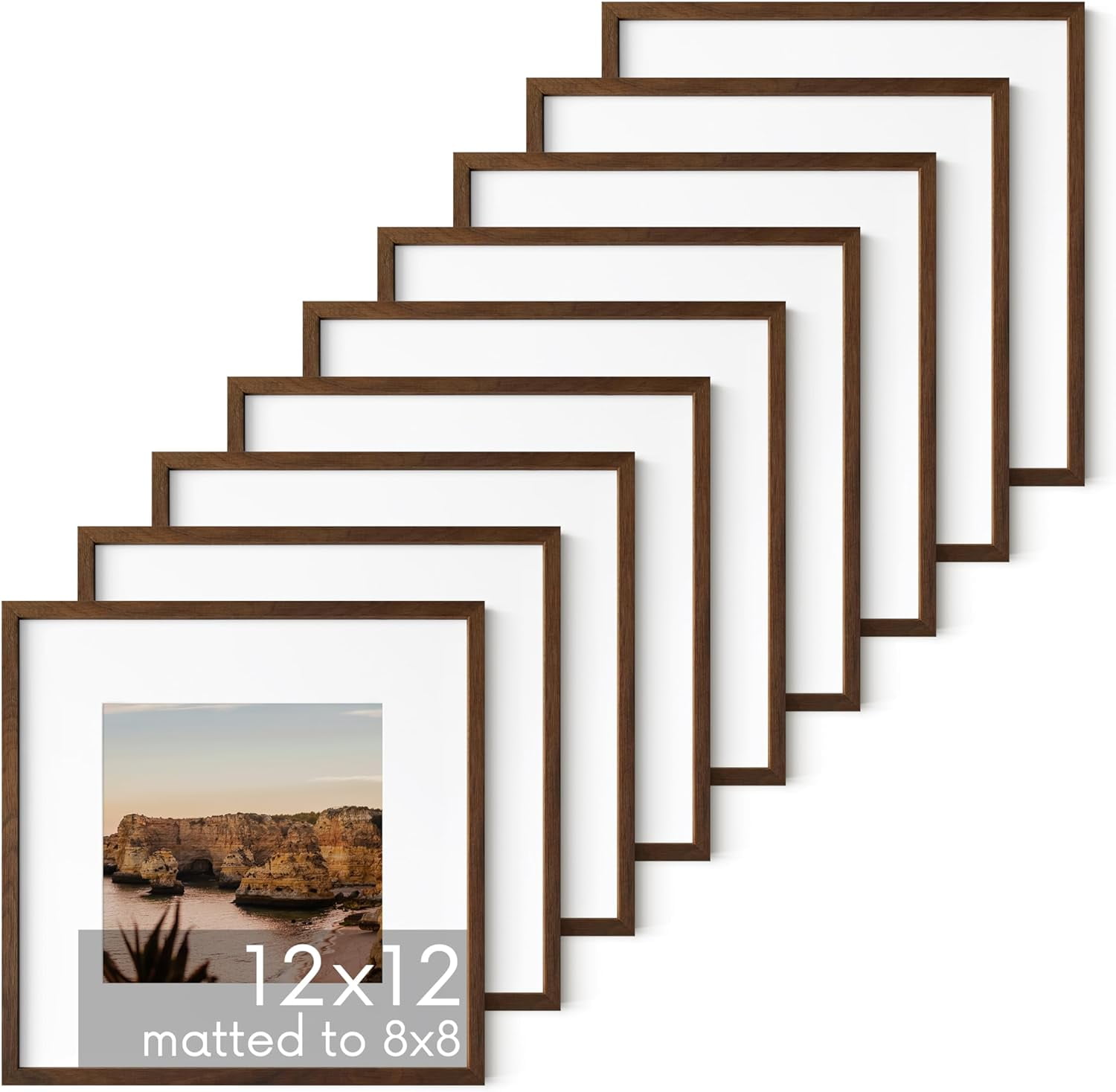 HAUS AND HUES 12x12 Frames- Square Picture Frame 12x12 set of 9, 12x12 ...
