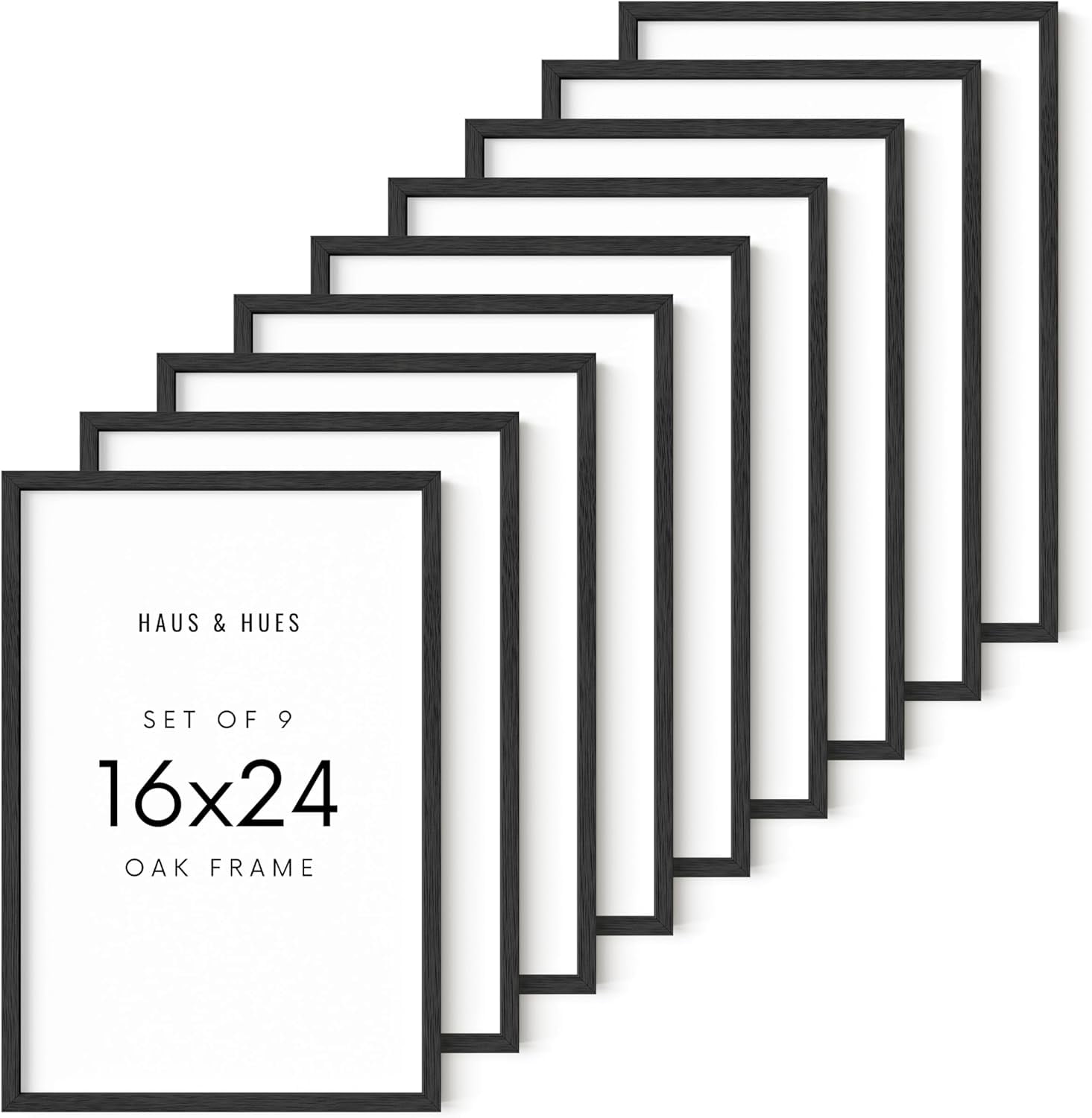 HAUS AND HUES 16 x 24 Frame Set of 9-16x24 Poster Frame, 16x24 Black ...