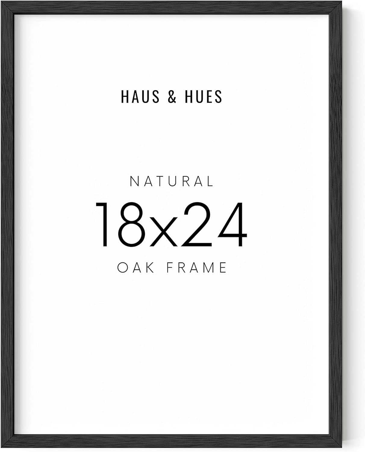 HAUS AND HUES 18 x 24 Picture Frame - Set of 1, 18x24 Poster Frame Black, 18 by 24 Frame, 18 x ...