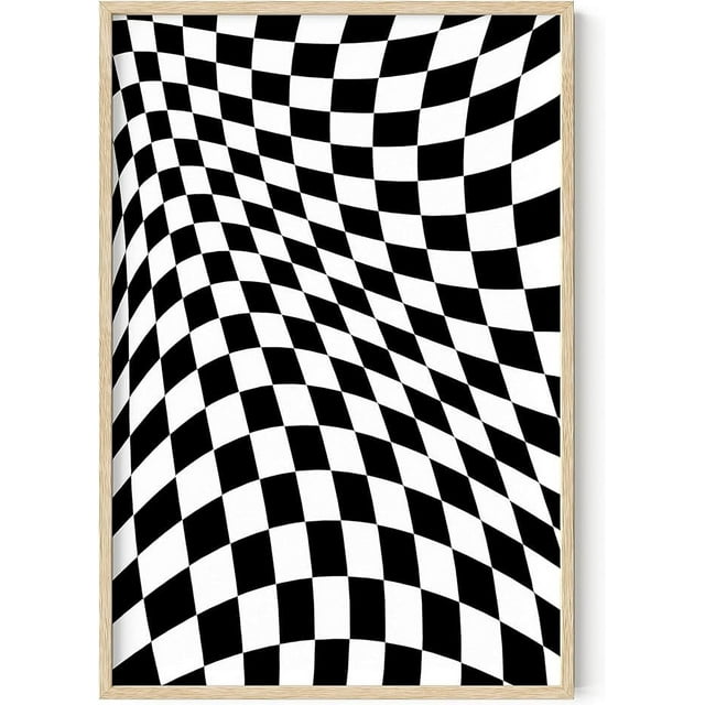 HAUS HUES 80s Room Decor Aesthetic Checkerboard Poster, 90s Posters ...
