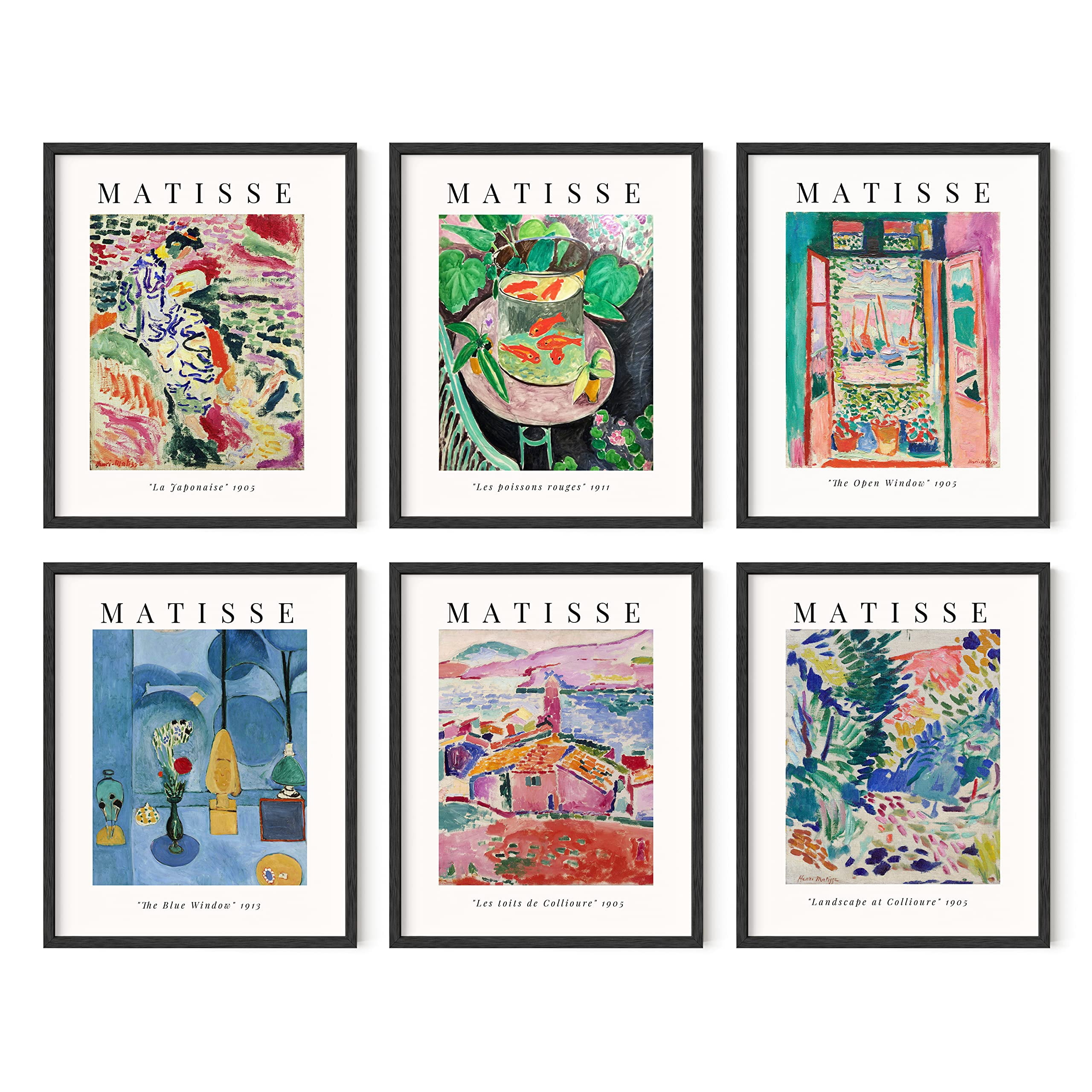 HAUS AND HUES Aesthetic Posters, Matisse Poster - Set of 6 Matisse Wall ...