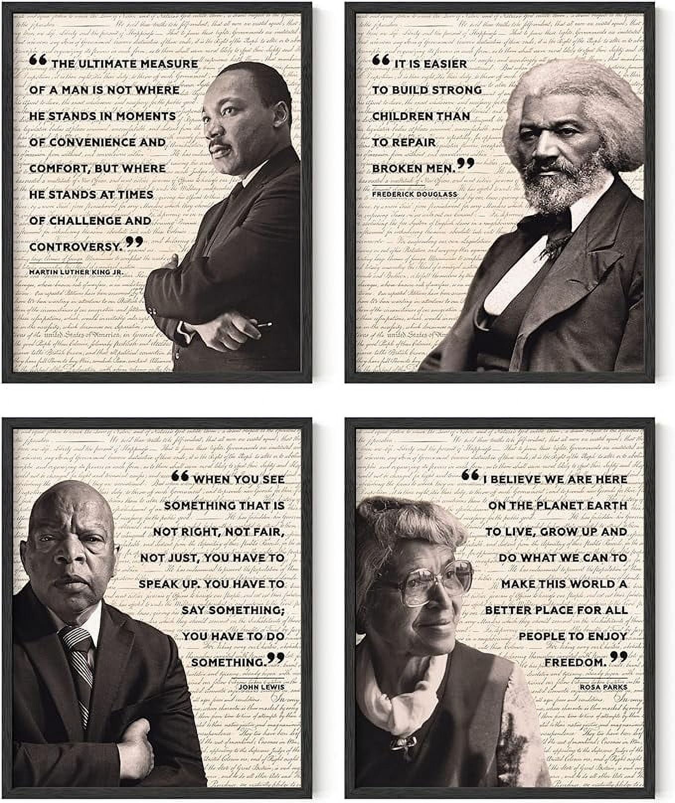 HAUS AND HUES African American Wall Art - Black History Posters for ...