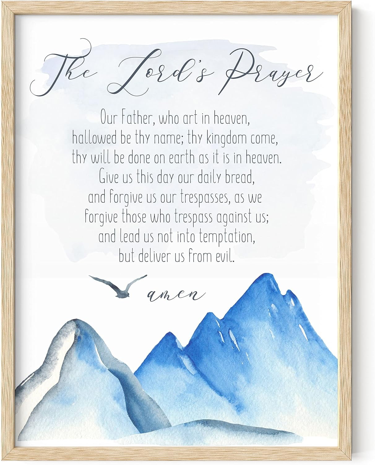 HAUS AND HUES Bible Verse Wall Art - Christian Motivational Posters ...