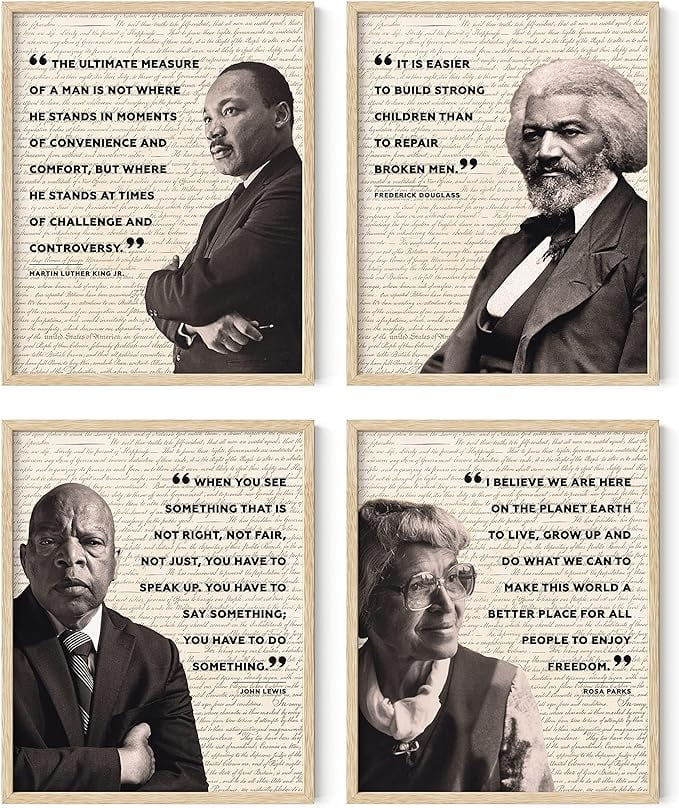 HAUS AND HUES Black History Posters for Classroom - African American ...