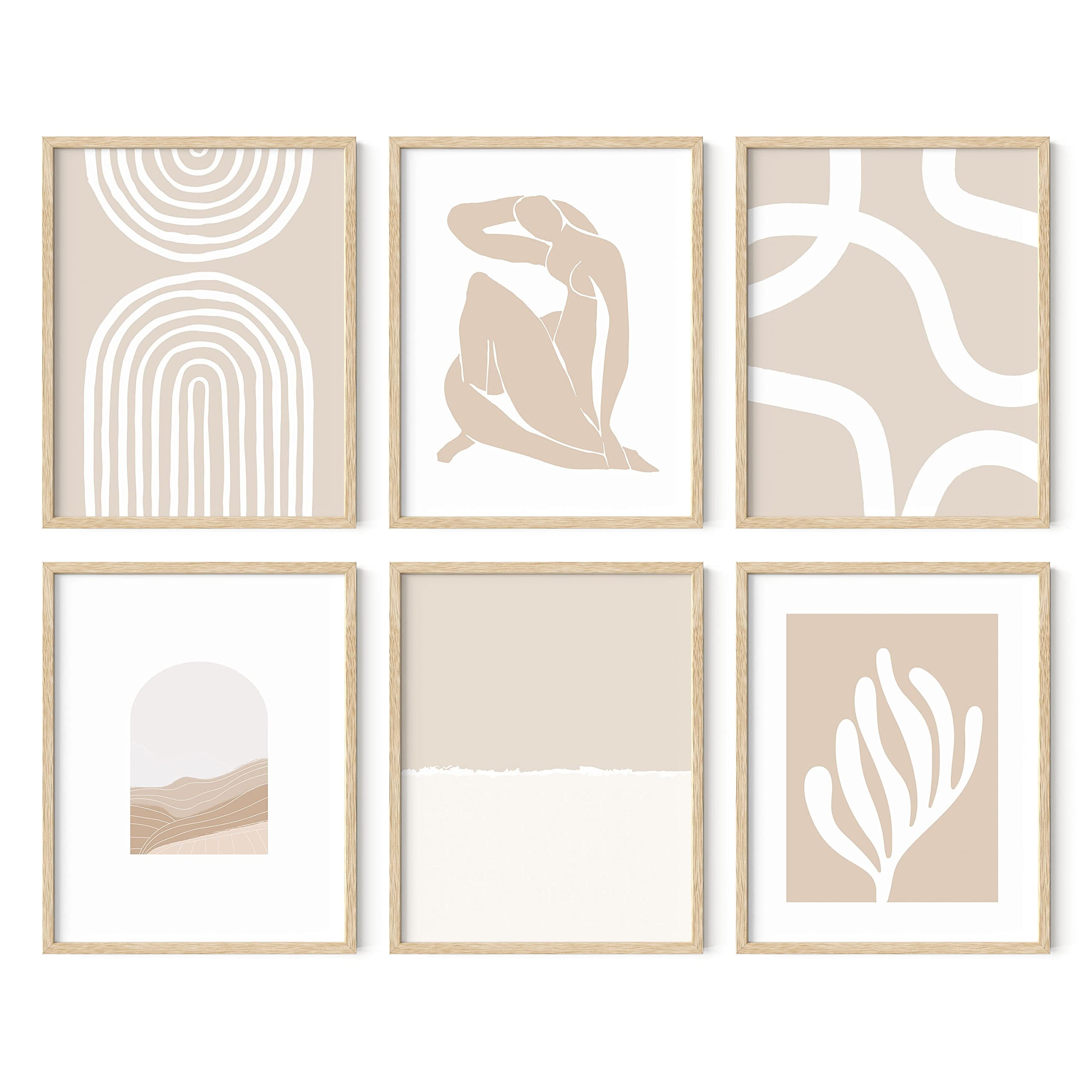 HAUS AND HUES Boho Framed Wall Art, Matisse Poster Set, Abstract Art ...