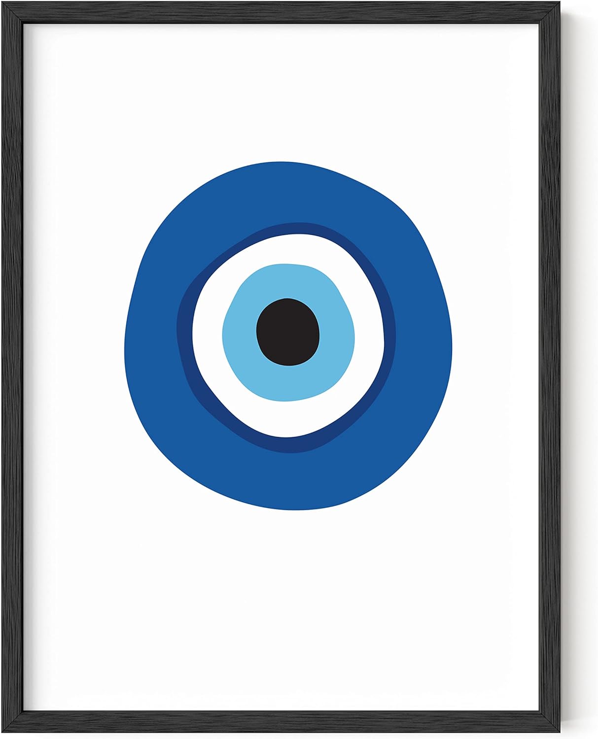 HAUS AND HUES Evil Eye Decor - Navy Blue Wall Art, Evil Eye Wall Decor ...