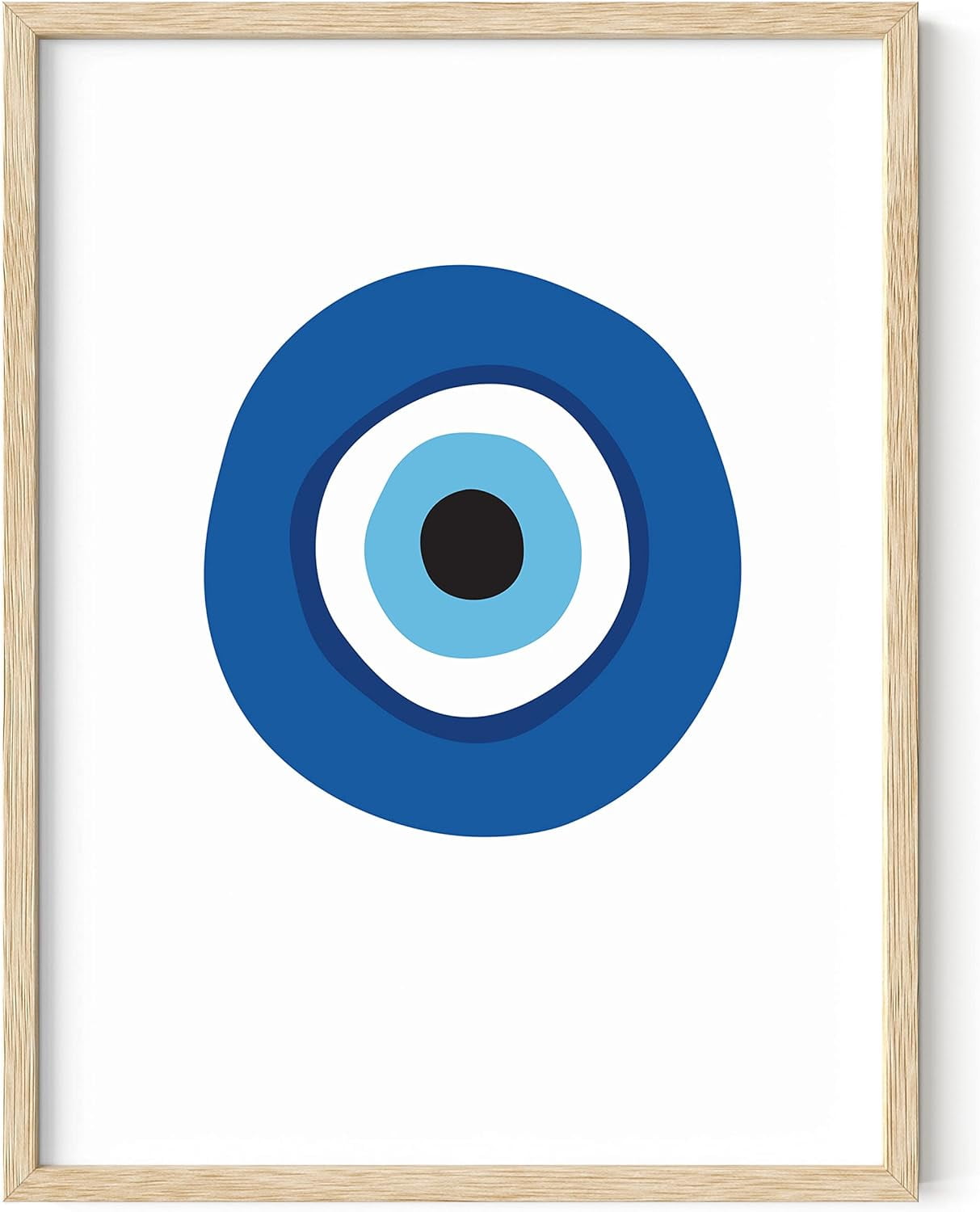 HAUS AND HUES Evil Eye Decor - Navy Blue Wall Art, Evil Eye Wall Decor ...