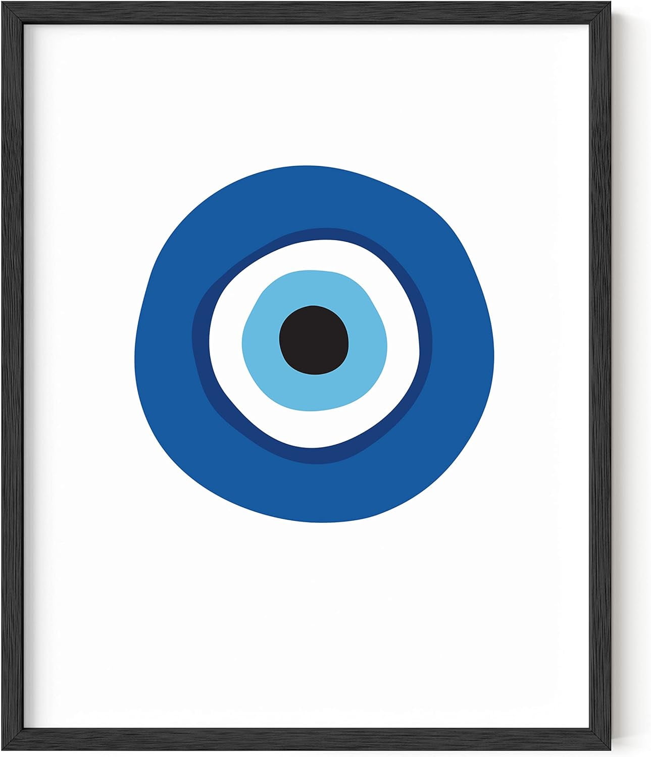HAUS AND HUES Evil Eye Decor - Navy Blue Wall Art, Evil Eye Wall Decor ...