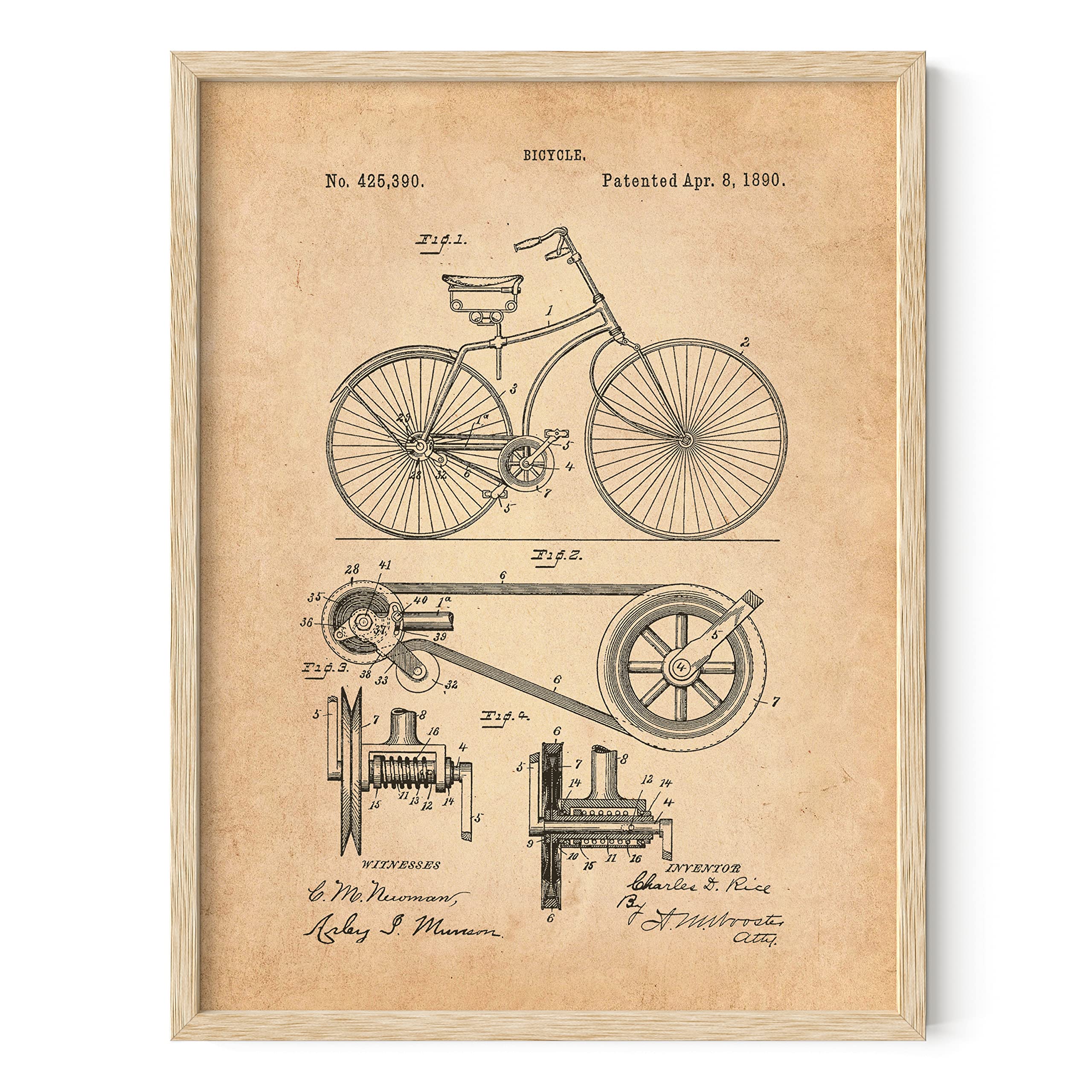 HAUS AND HUES Framed Patent Art - Vintage Posters Framed, Blueprints ...