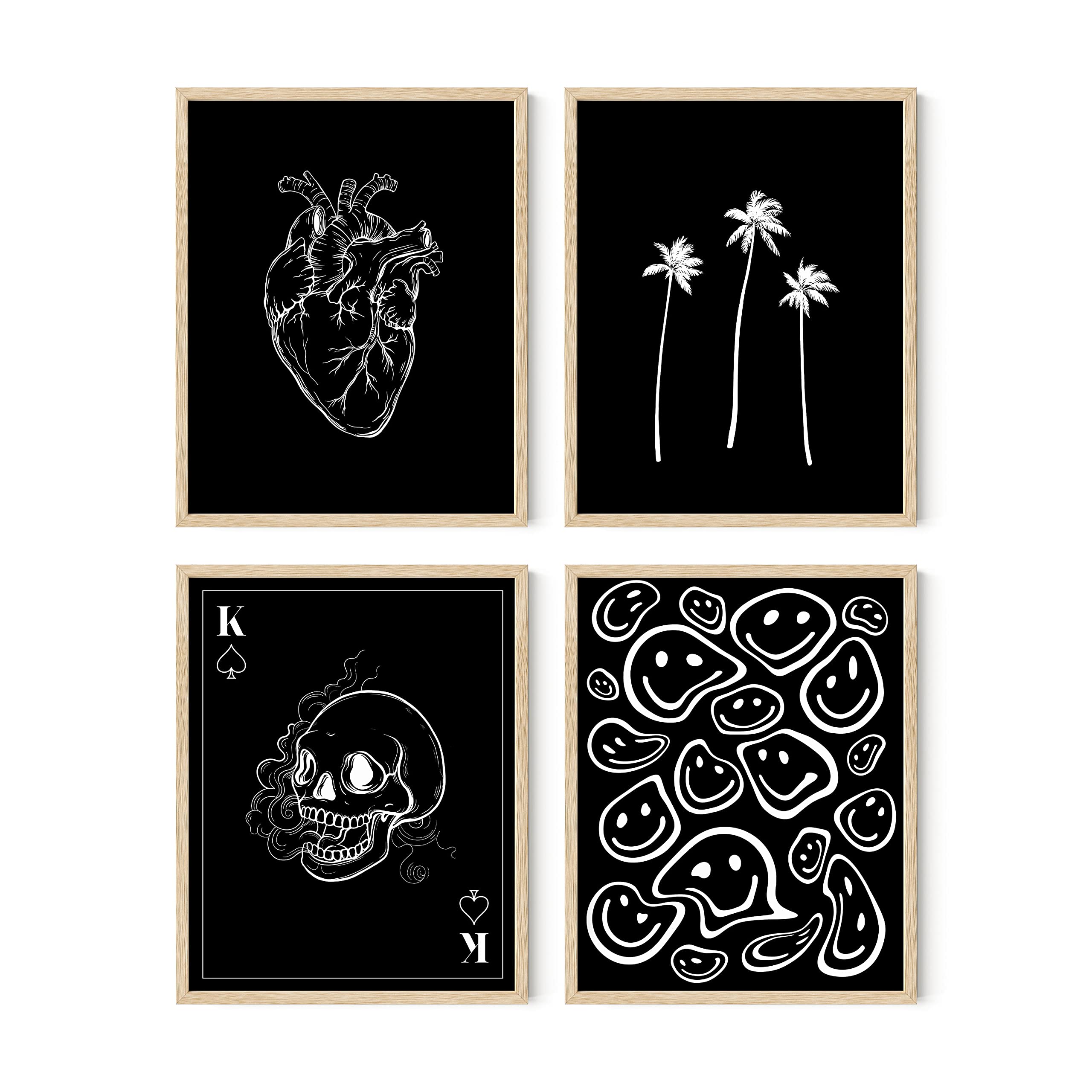 HAUS AND HUES Gothic Decor For Bedroom - Black Wall Decor For Teen ...