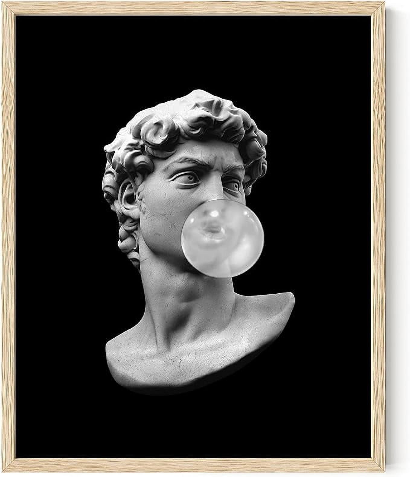 HAUS AND HUES Gum Poster Black David Michelangelo Poster Pictures for ...