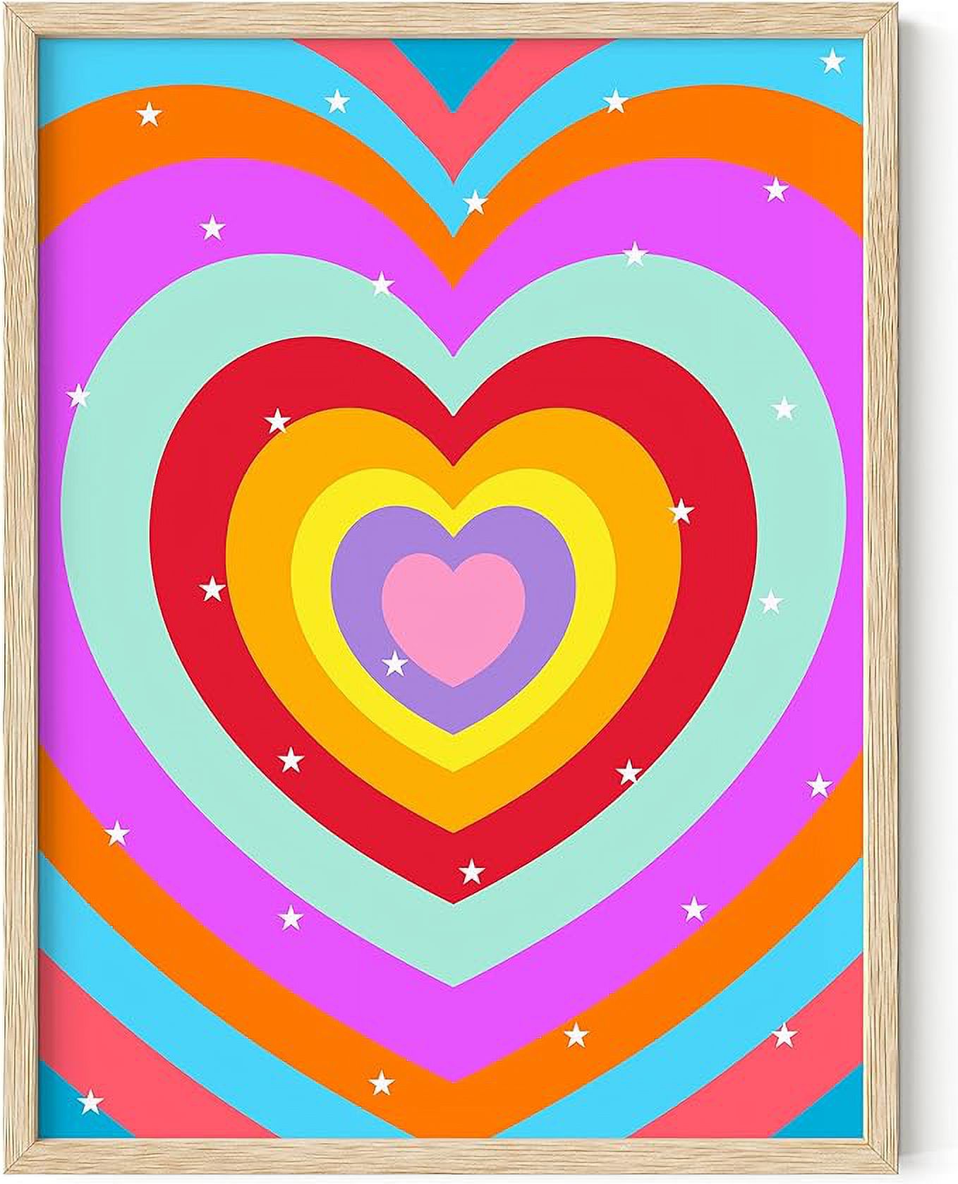 HAUS AND HUES Heart Pictures For Walls – Y2k Posters For Teen Girls ...