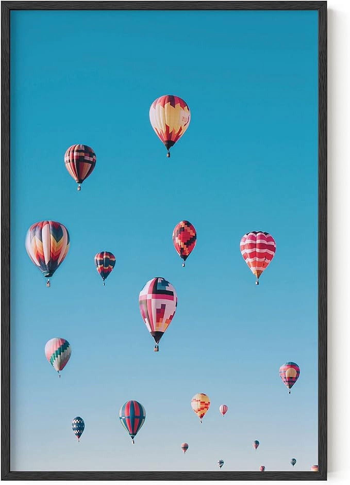 HAUS AND HUES Hot Air Balloon Poster - Hot Air Balloon Decorations, Hot ...