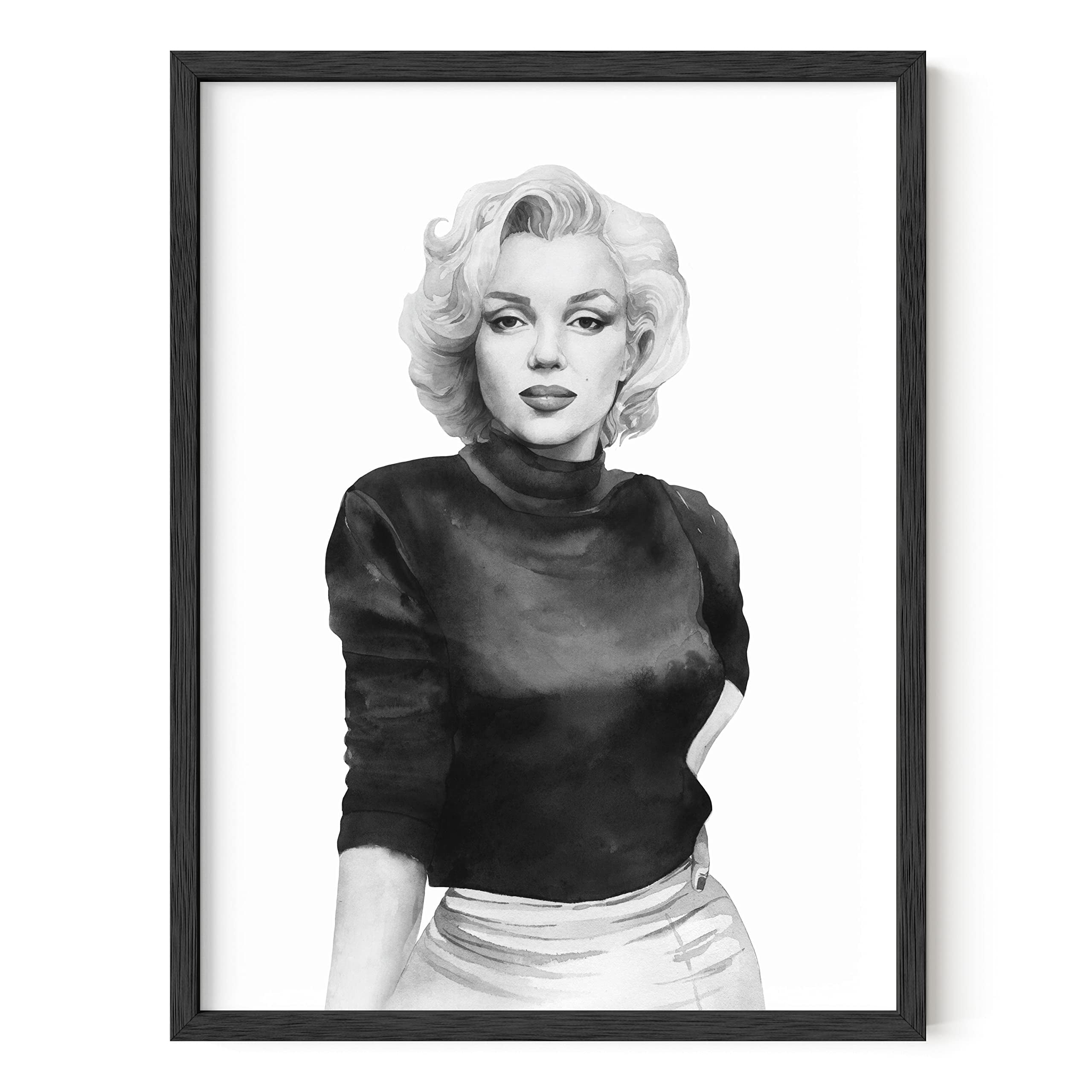 HAUS AND HUES Iconic Woman Posters Famous Woman Wall Art Black and ...