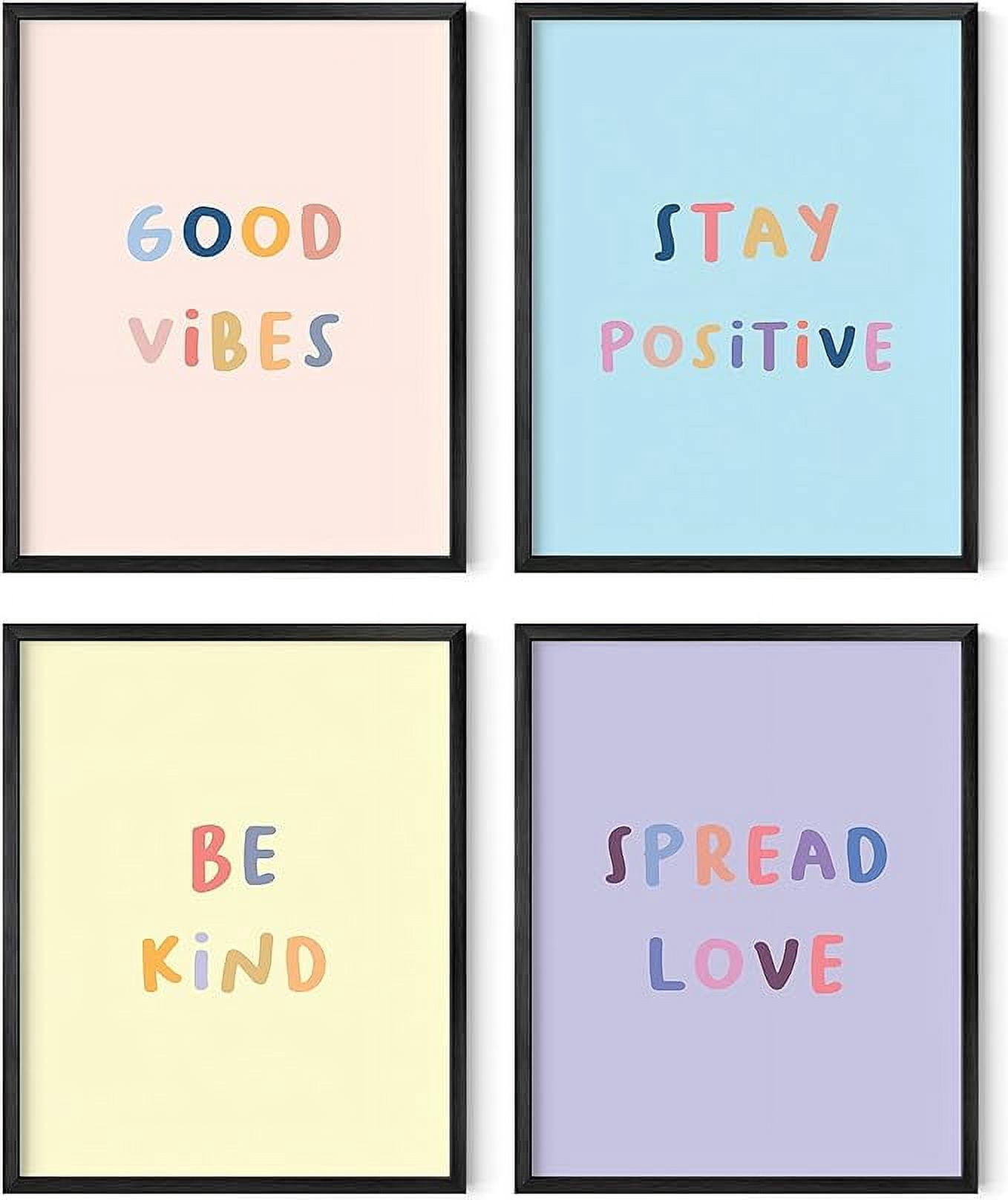 HAUS AND HUES Inspirational Wall Art Print Quotes - Set of 4 ...
