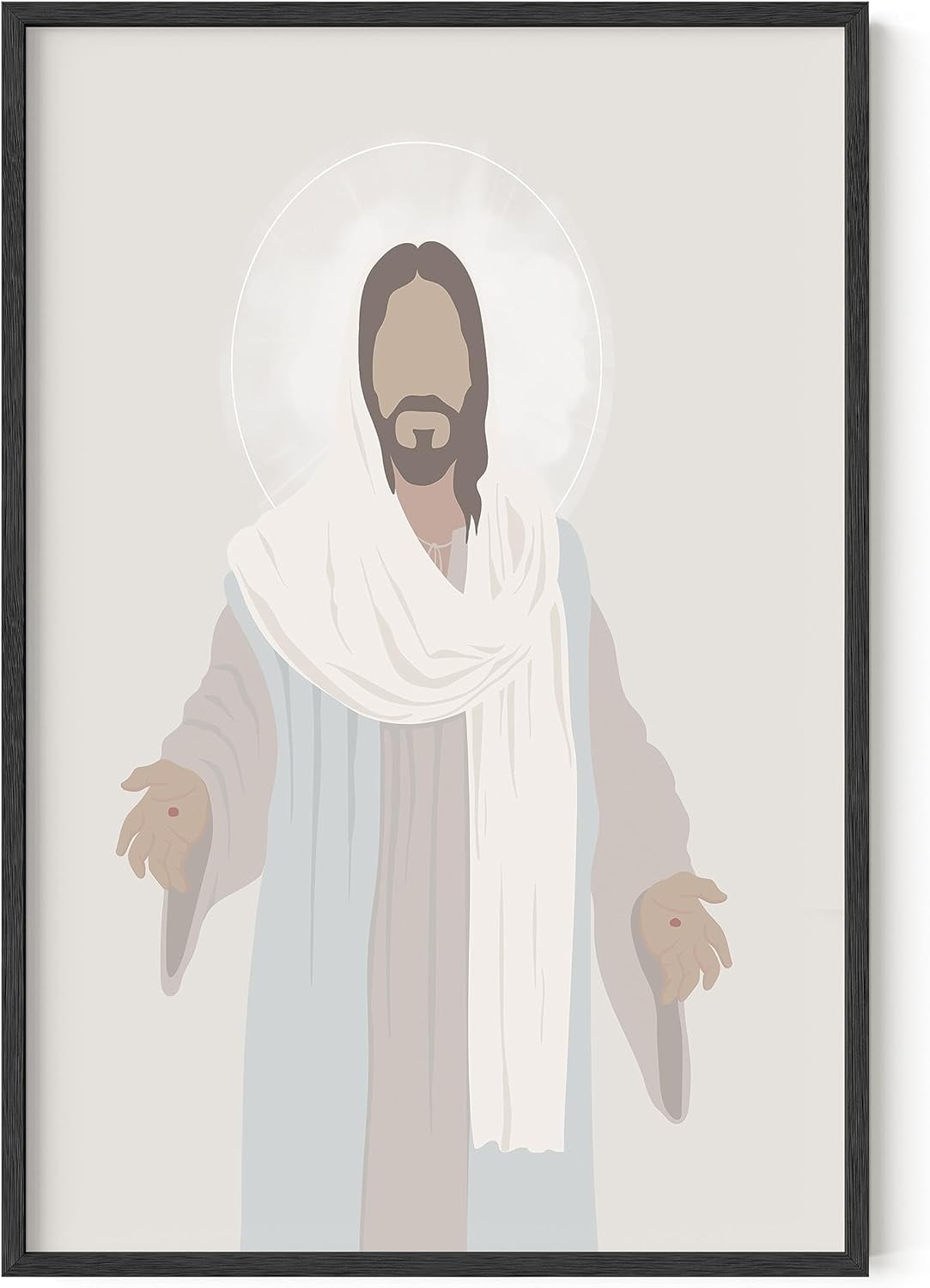HAUS AND HUES Jesus Pictures for Wall Catholic Poster - Christian Wall ...
