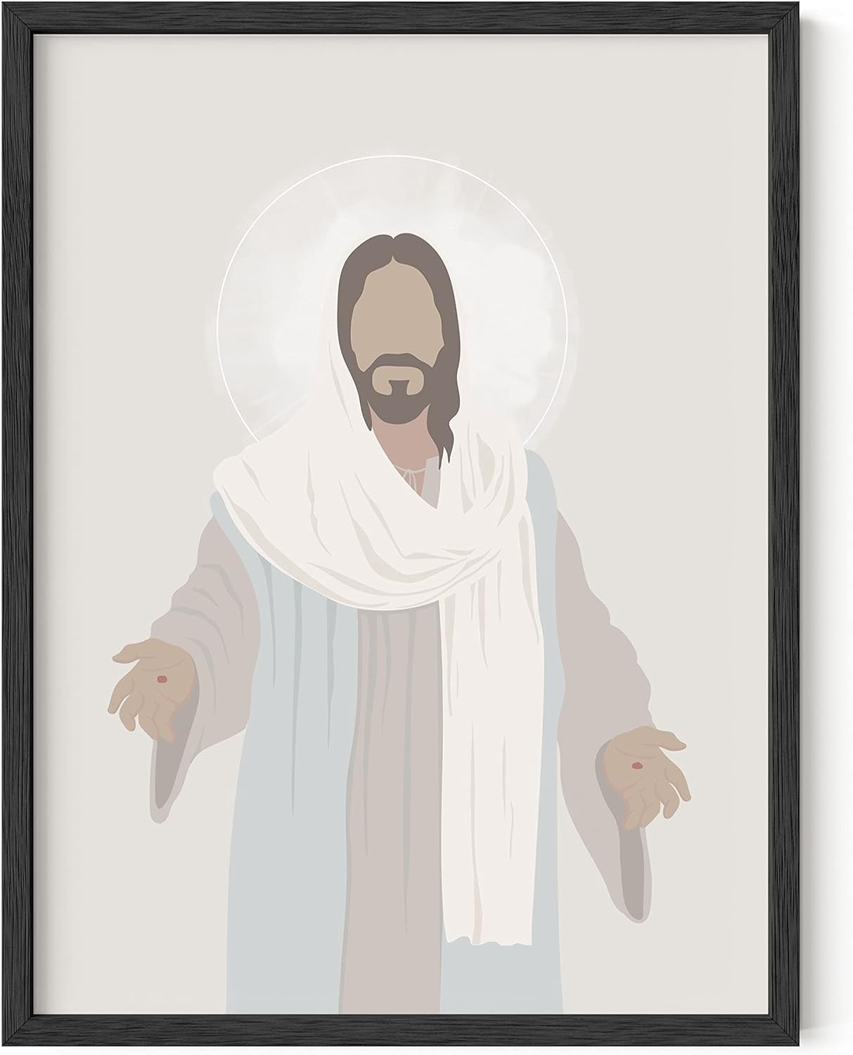 HAUS AND HUES Jesus Pictures for Wall - Jesus Framed Wall Art Painting ...