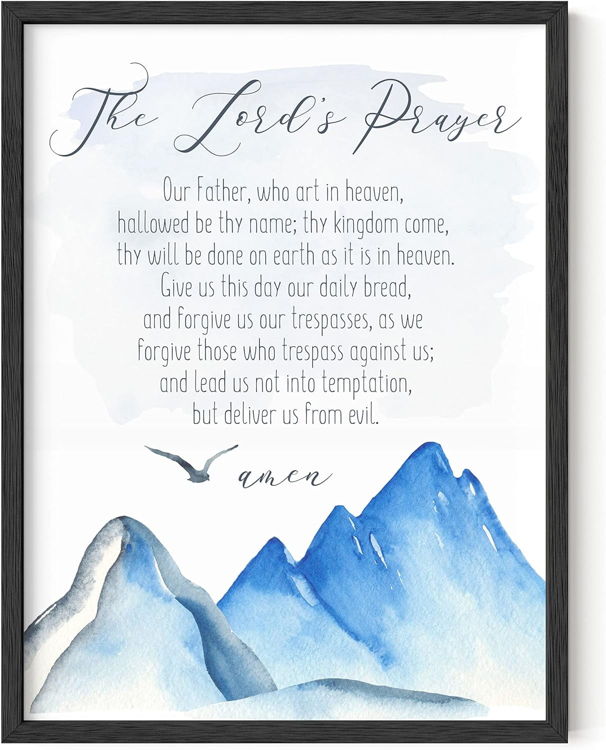 HAUS AND HUES The Lord's Prayer Artwork - Christians Posters, Religious ...