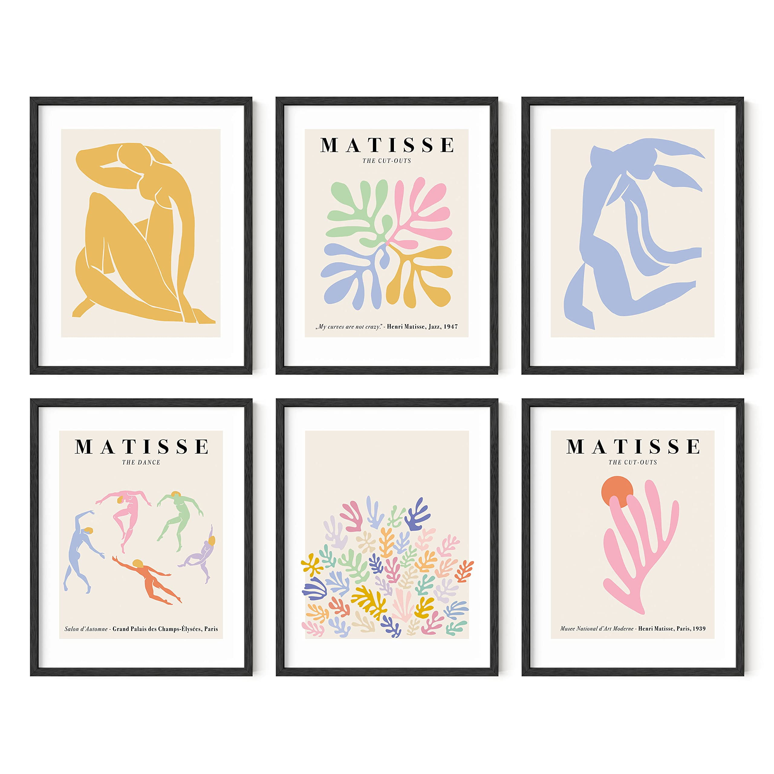 HAUS AND HUES Matisse Poster Set, Minimalist Poster Set, Poster Sets ...