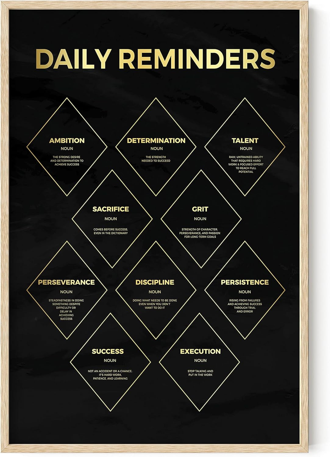 HAUS AND HUES Motivational Posters For Office - Positive Quotes Wall ...