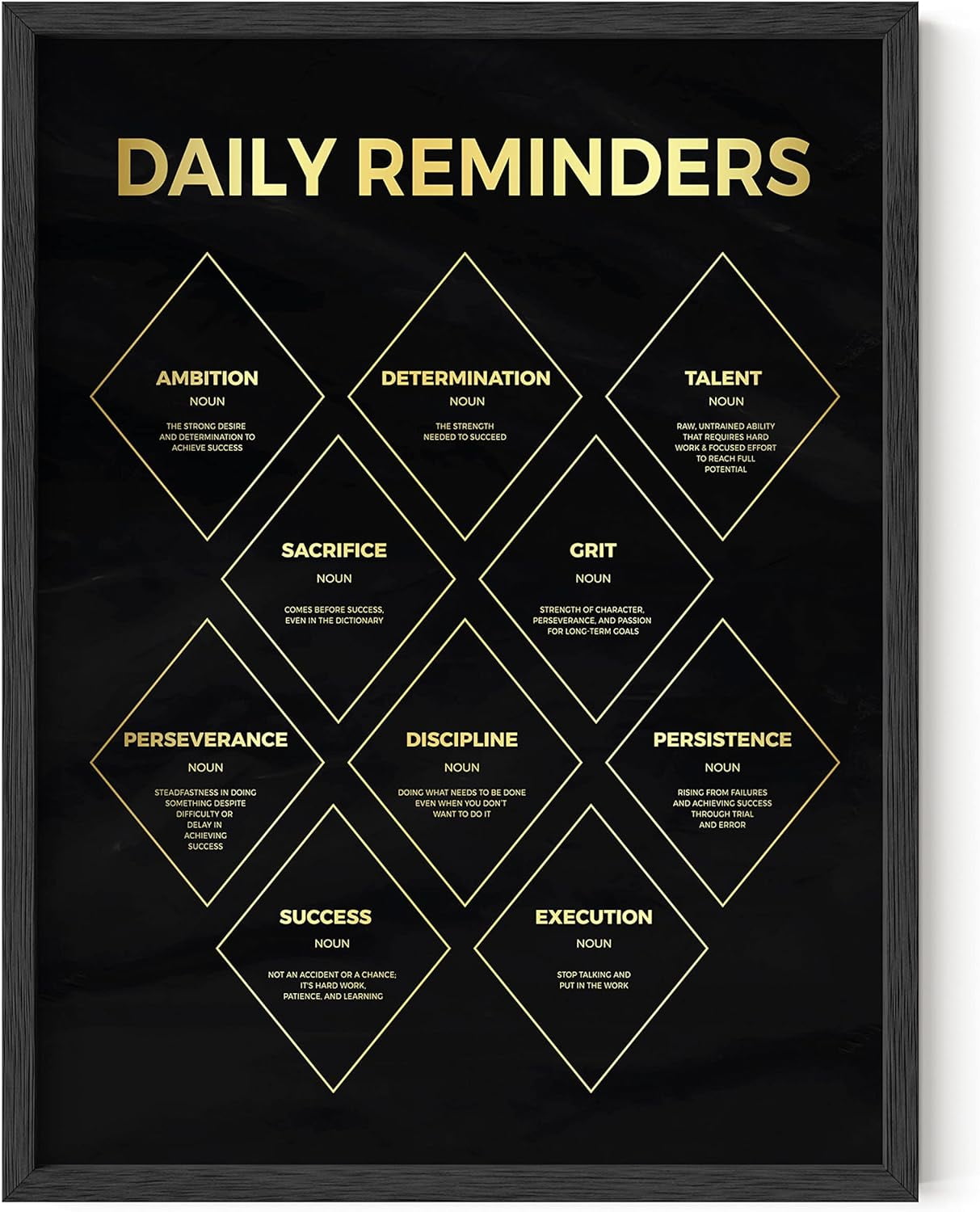 HAUS AND HUES Motivational Posters For Office - Positive Quotes Wall ...