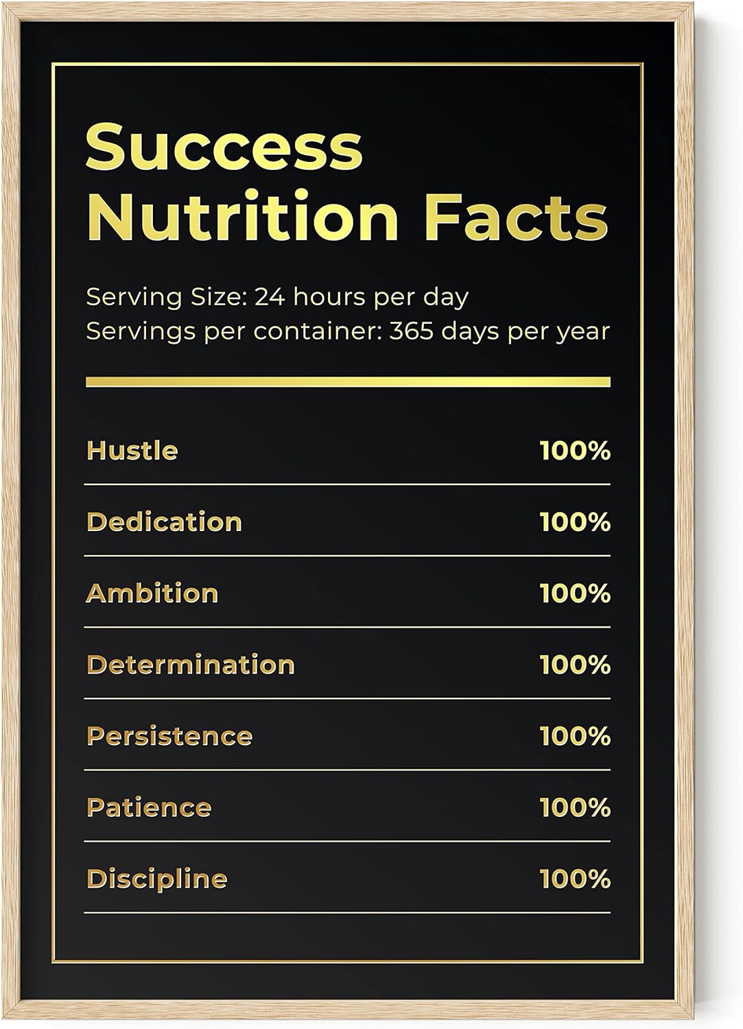 HAUS AND HUES Motivational Wall Art Hustle - Work Motivational Posters ...