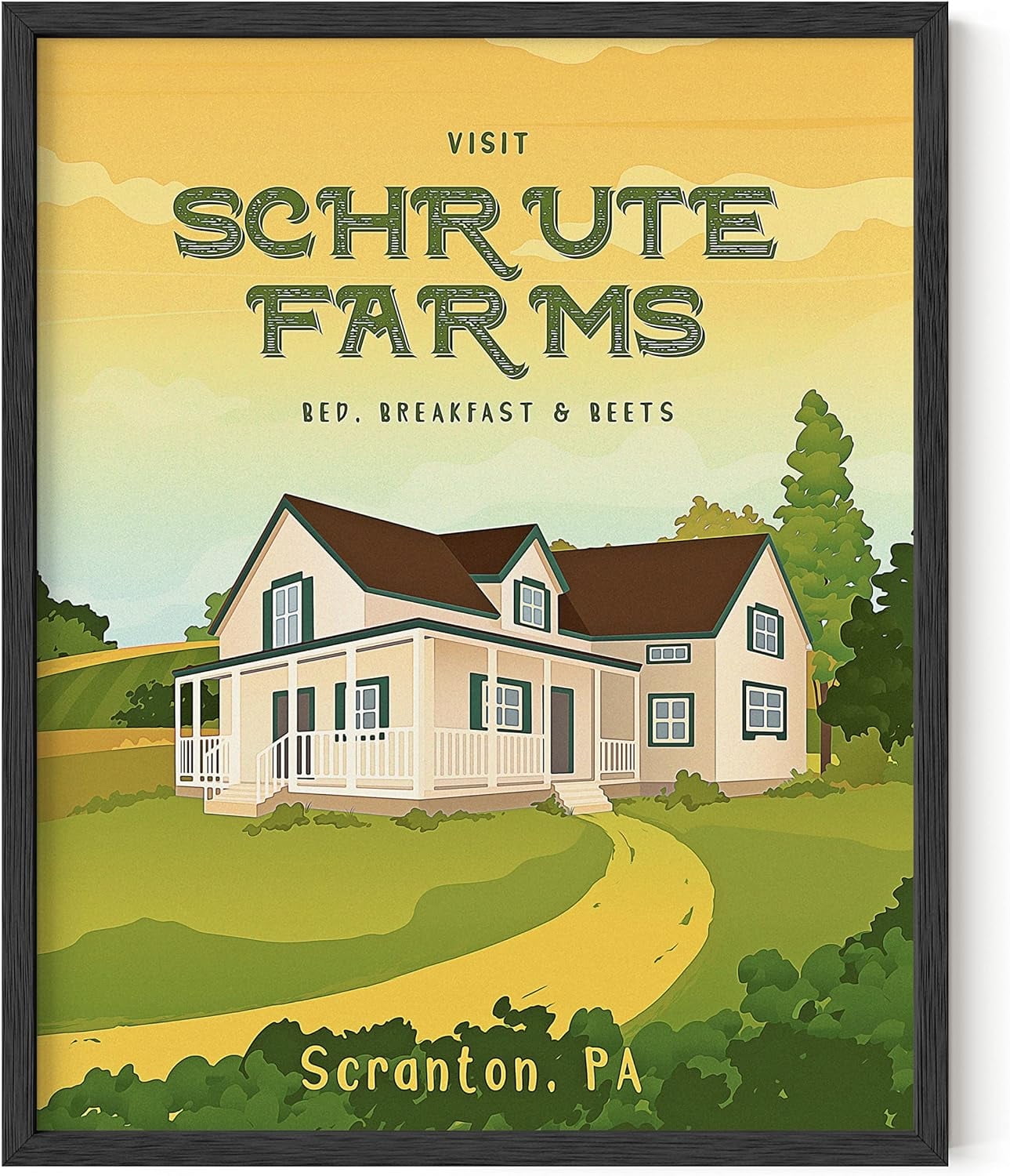 HAUS AND HUES The Office Poster, Schrute Farms, Dwight Schrute Poster ...