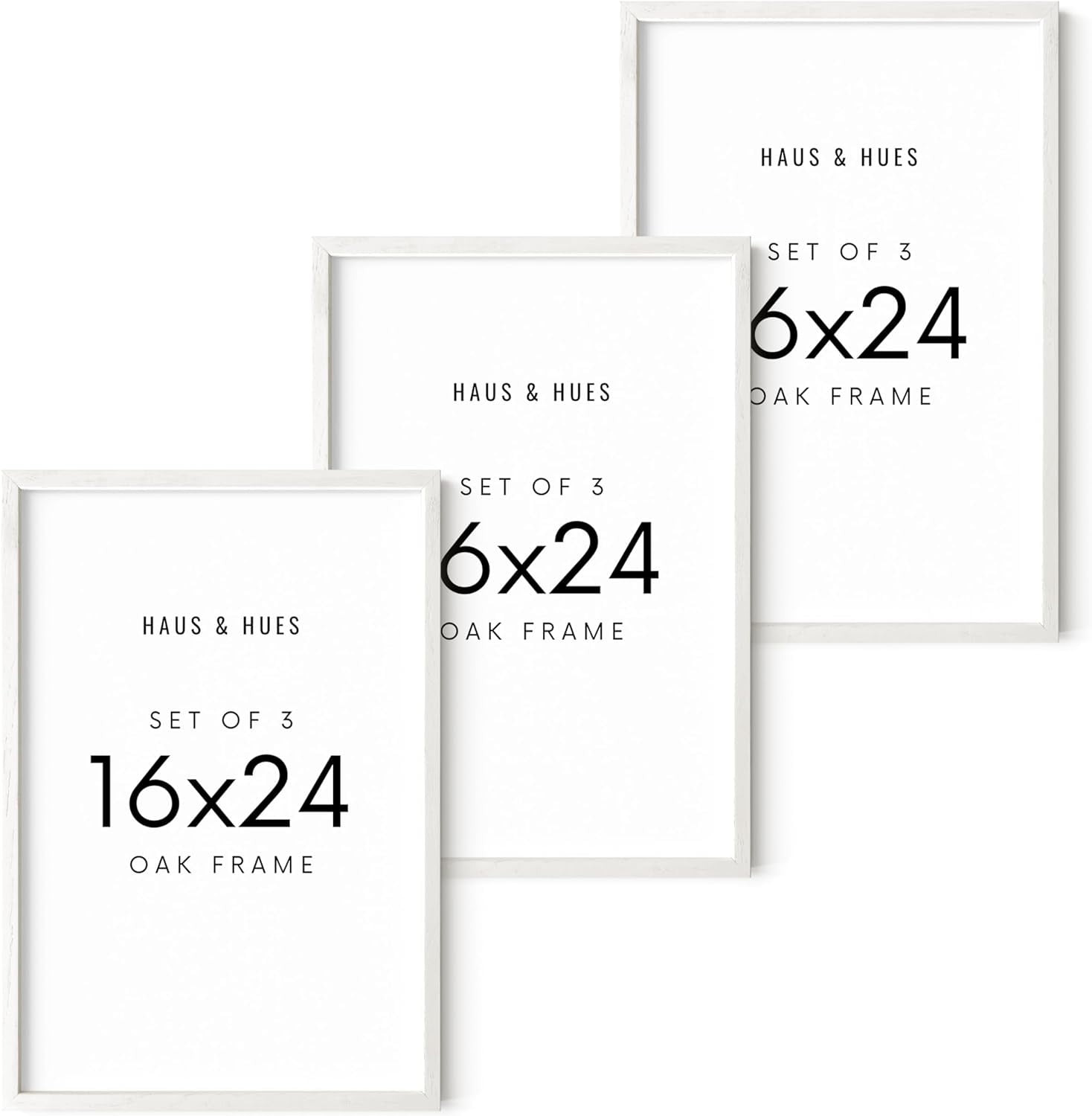 HAUS AND HUES Picture Frames 16x24 - Set of 3 16x24 Frame 3 Pack, 16x24 ...