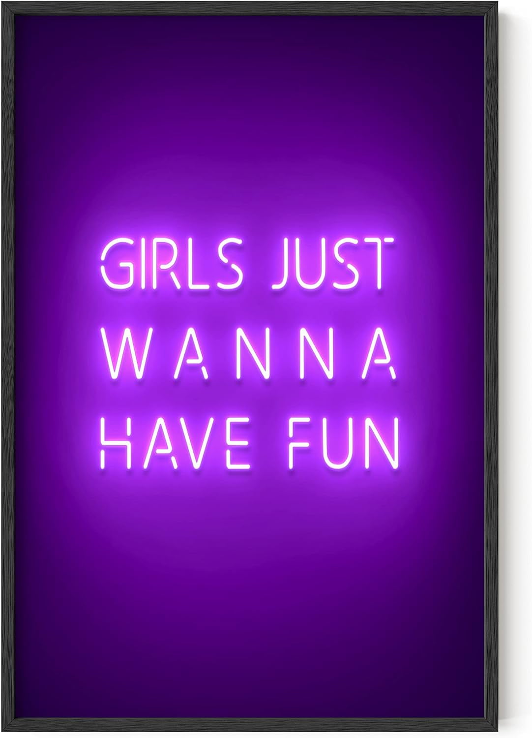 HAUS AND HUES Purple Pictures Wall Decor - Wall Art for Bedroom ...