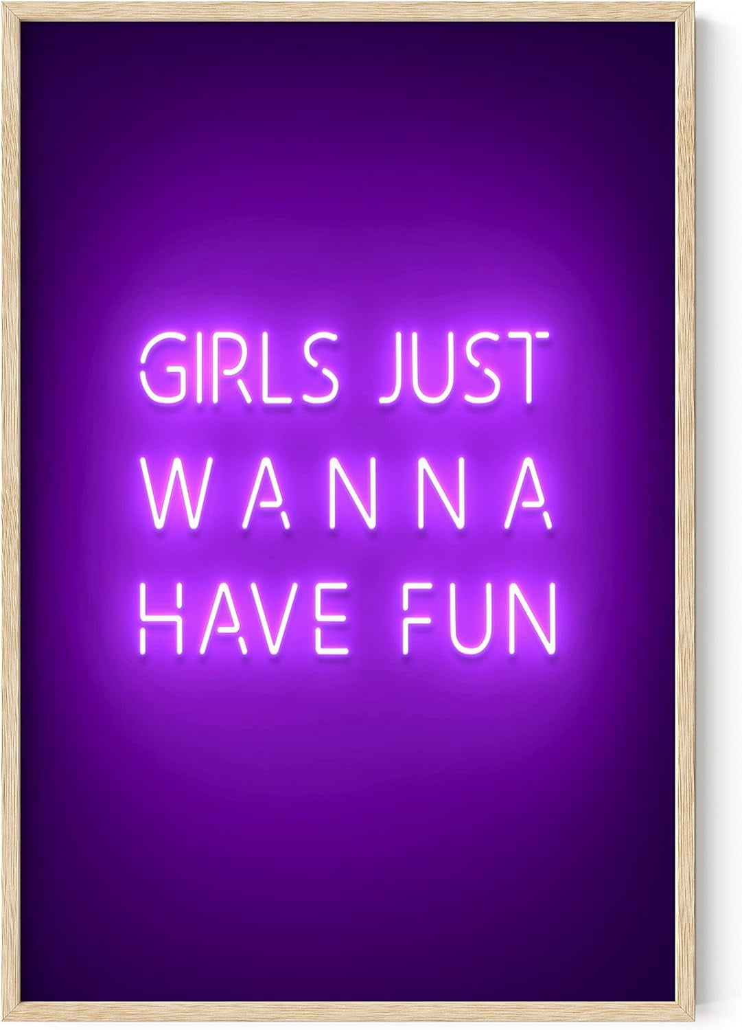 HAUS AND HUES Purple Pictures Wall Decor - Wall Art for Bedroom ...