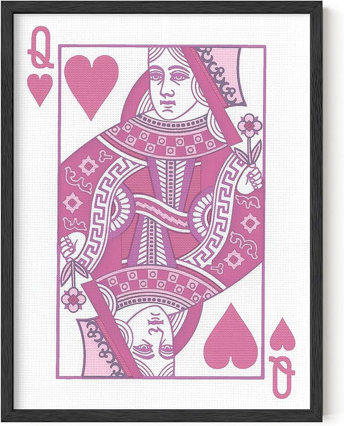 HAUS AND HUES Queen of Hearts Pink Decor - Queen Poster Aesthetic ...