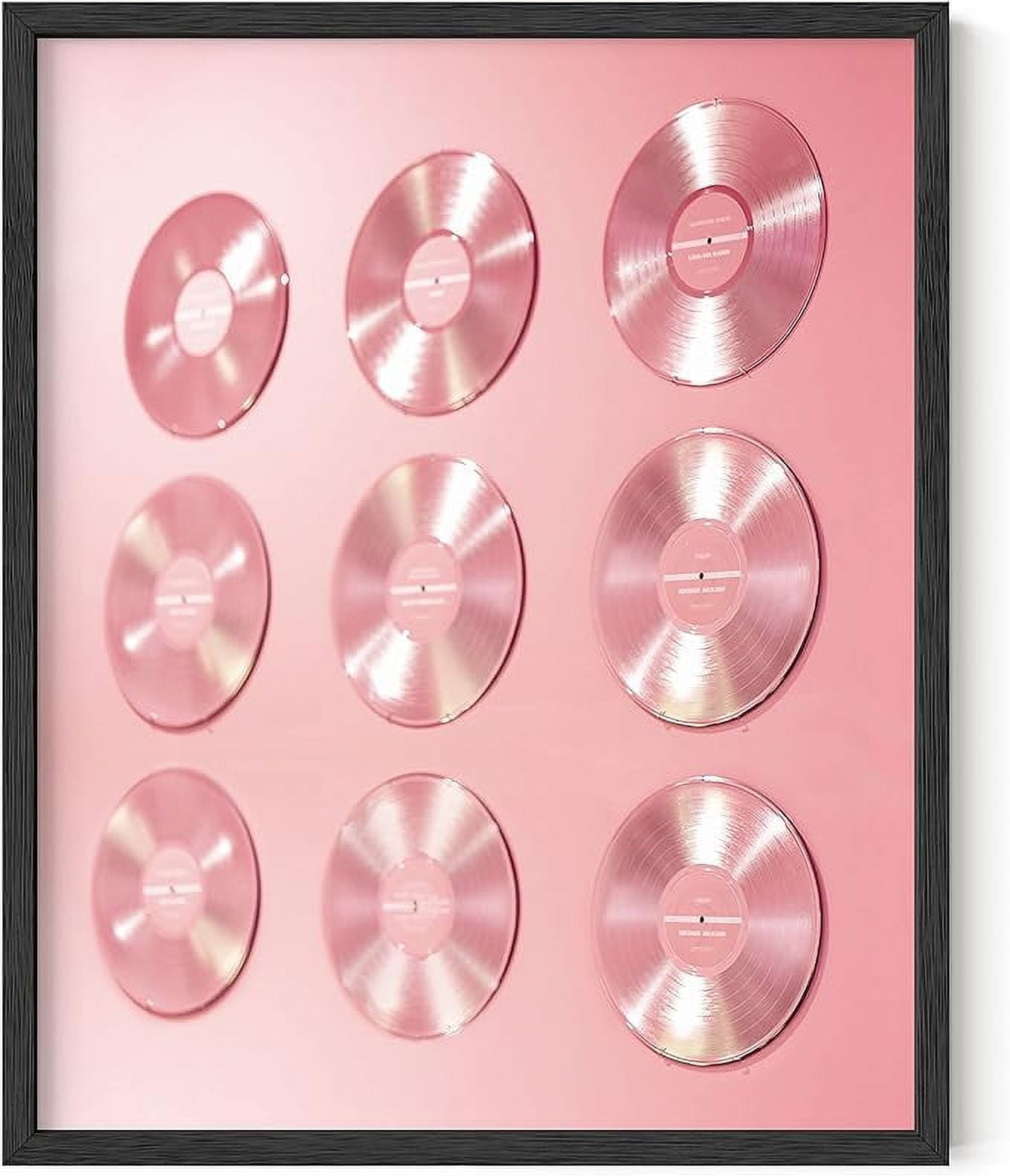 HAUS AND HUES Records for Wall Aesthetic Pink CDs | Posters for Room ...