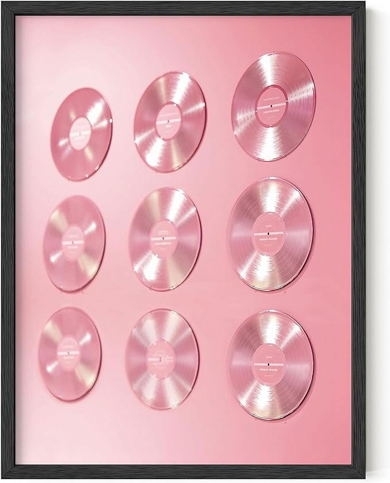 HAUS AND HUES Records for Wall Aesthetic Pink CDs Preppy Room Decor ...