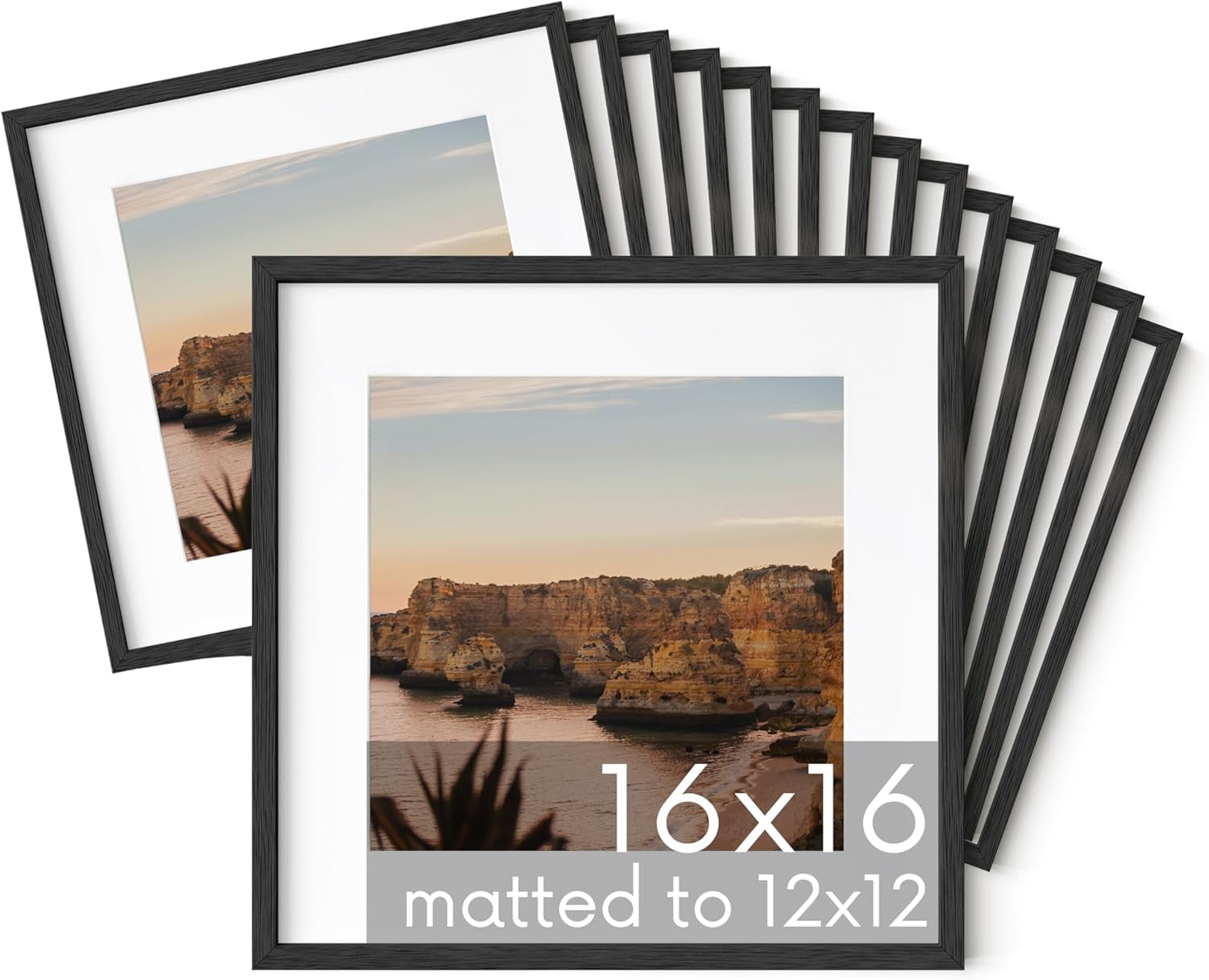 HAUS AND HUES Set of 15 16x16 Picture Frame - 16x16 Frame Square ...