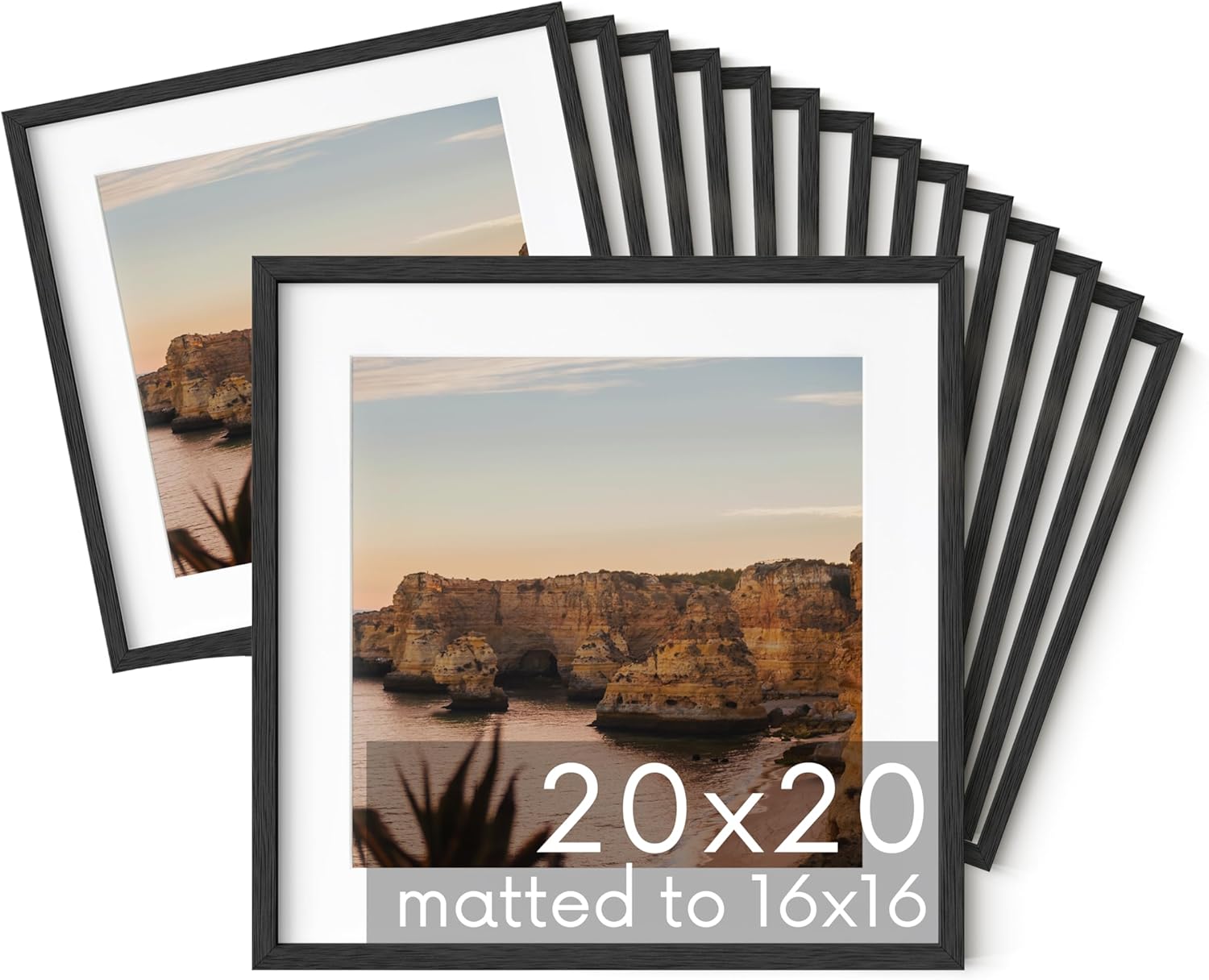 HAUS AND HUES Set of 15 20x20 Picture Frame - 20x20 Frame Square ...