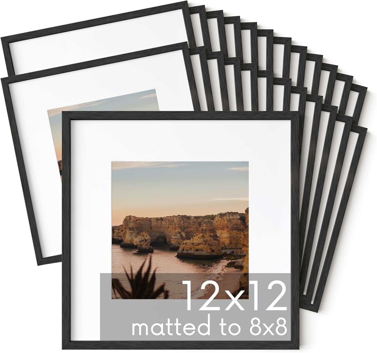 HAUS AND HUES Set of 25 12x12 Picture Frame - 12x12 Frame Square ...