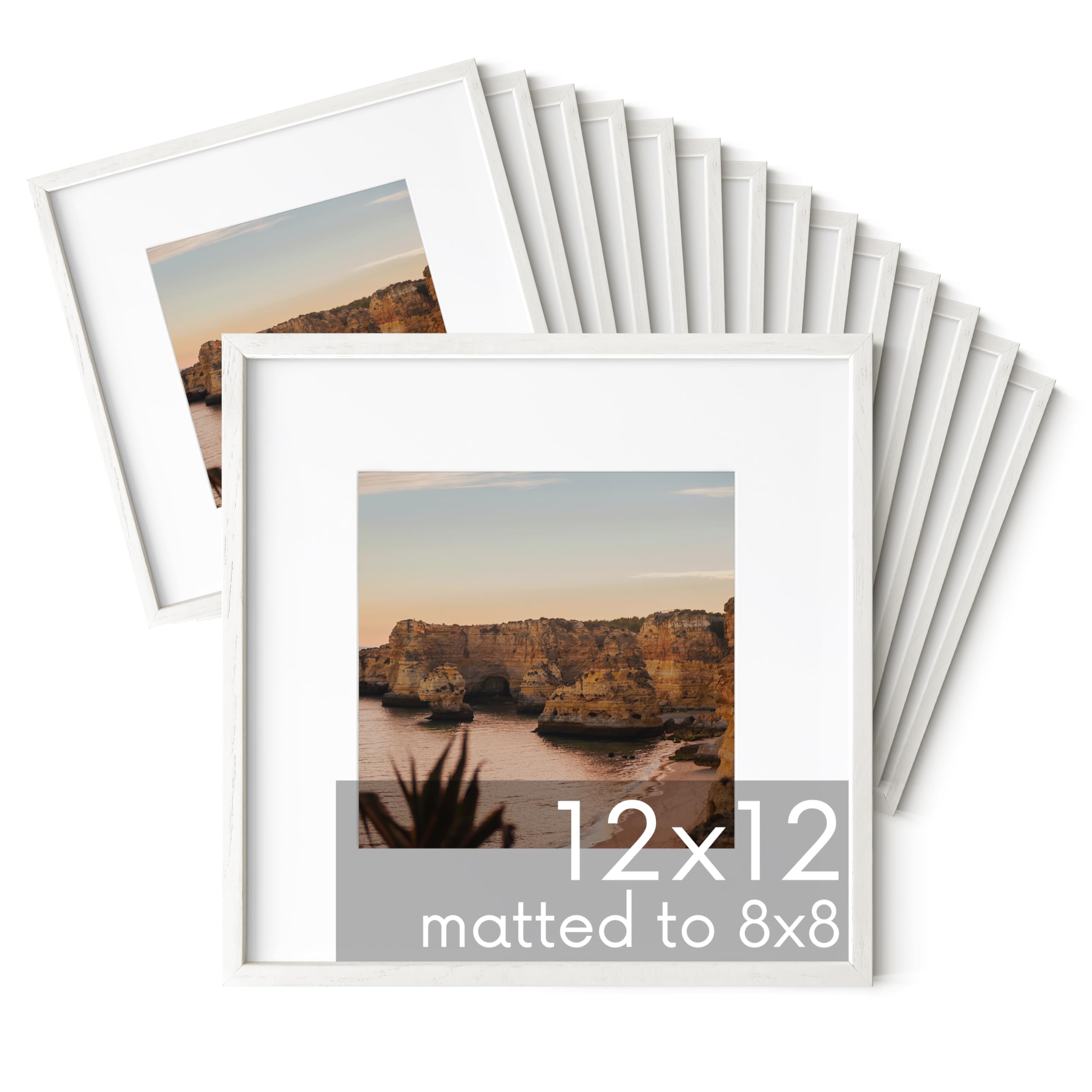 HAUS AND HUES Square Picture Frames 12 x 12 Set of 15 - Photo Gallery ...