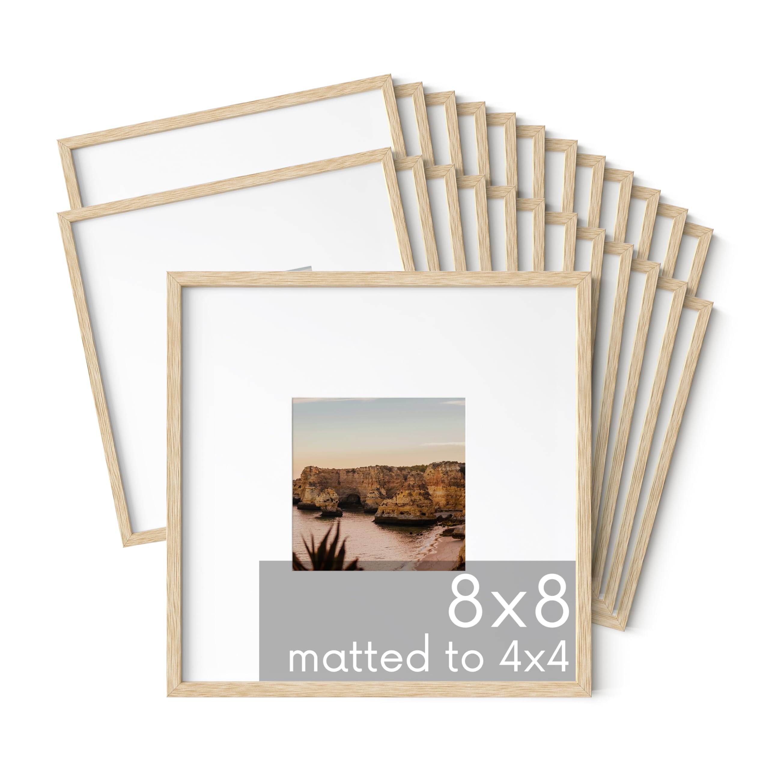 HAUS AND HUES Square Picture Frames 8 x 8 Set of 25 - Photo Gallery ...